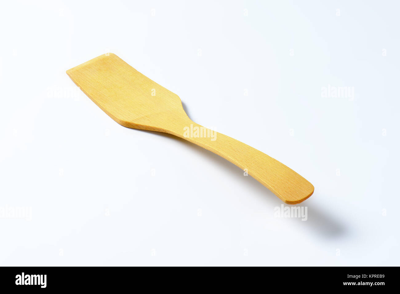 Wood pastry spatula Stock Photo - Alamy
