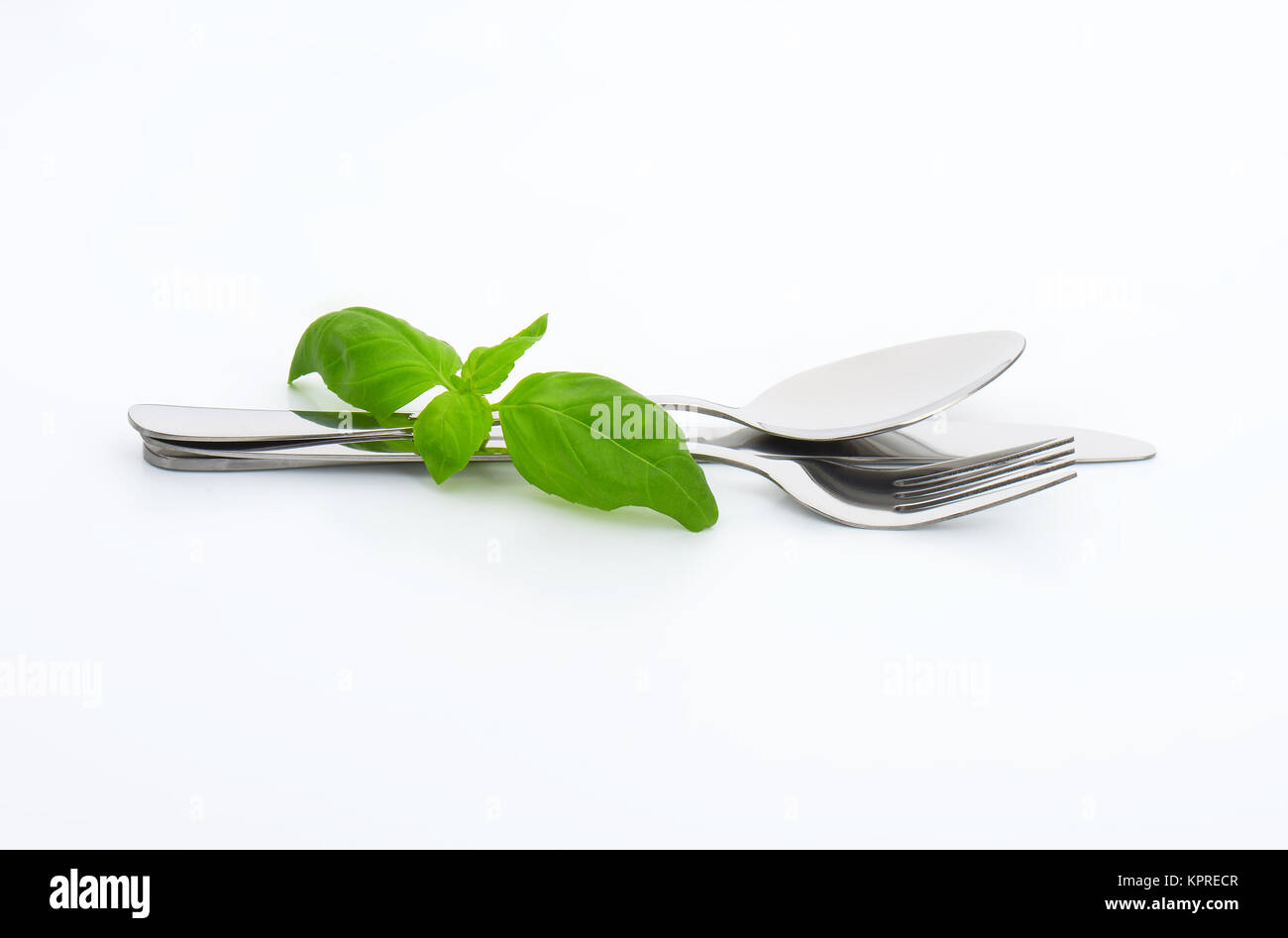 knife, fork and spoon Stock Photo - Alamy