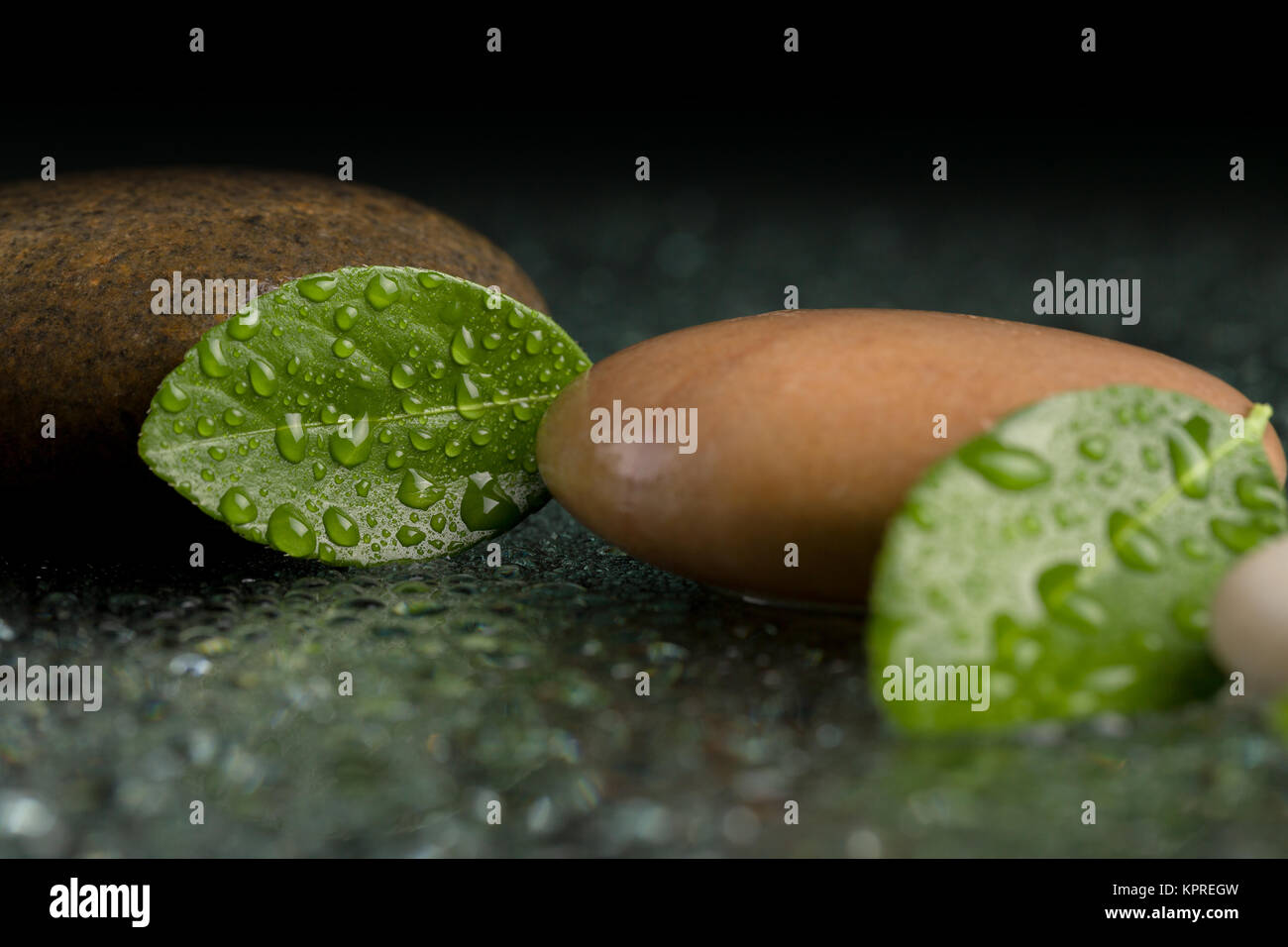 Water drips on stones hi-res stock photography and images - Alamy