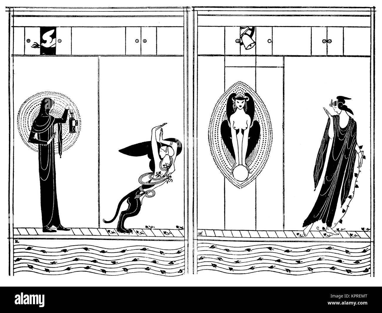 Art nouveau book cover High Resolution Stock Photography and Images - Alamy