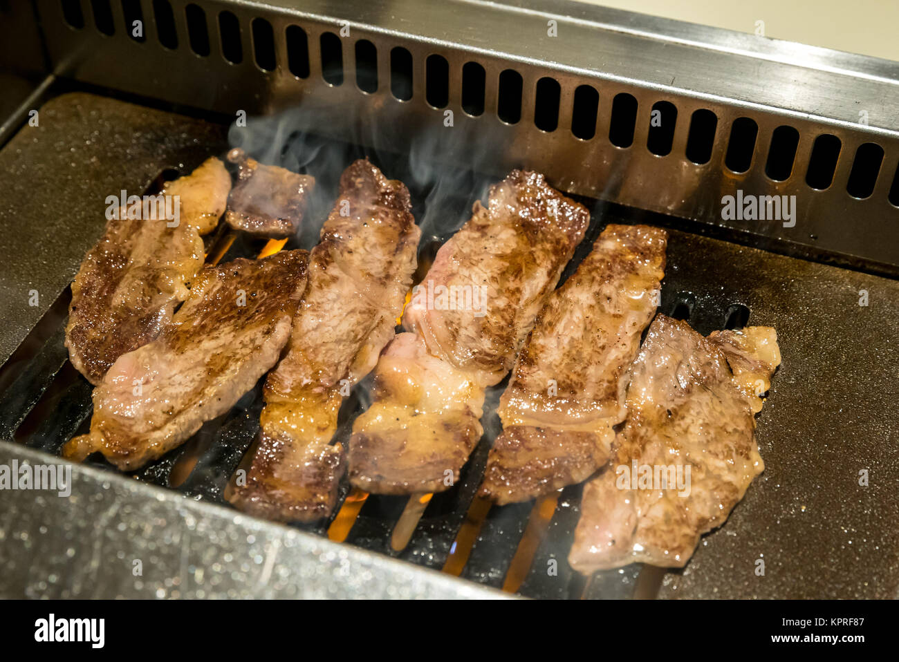 wagyu A5 Beef yakiniku Stock Photo - Alamy