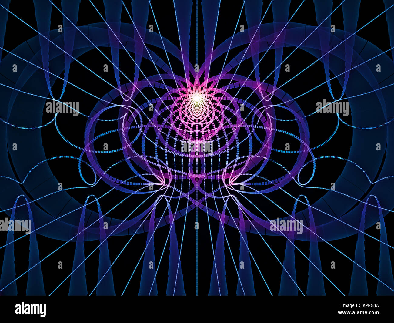 Virtual Grid Lines Stock Photo - Alamy