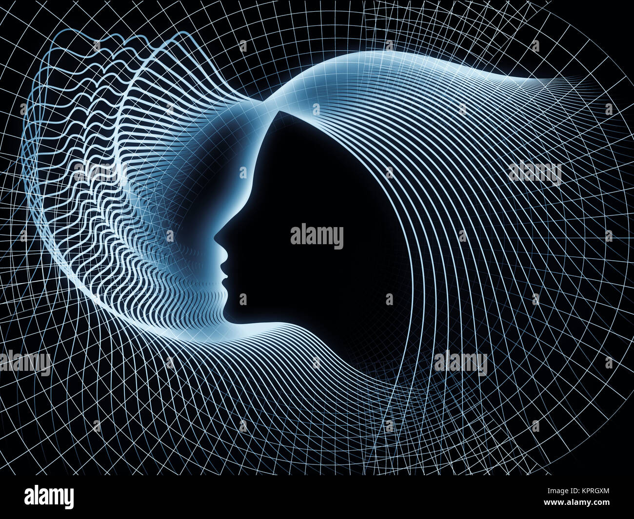 Unfolding of Soul Geometry Stock Photo - Alamy