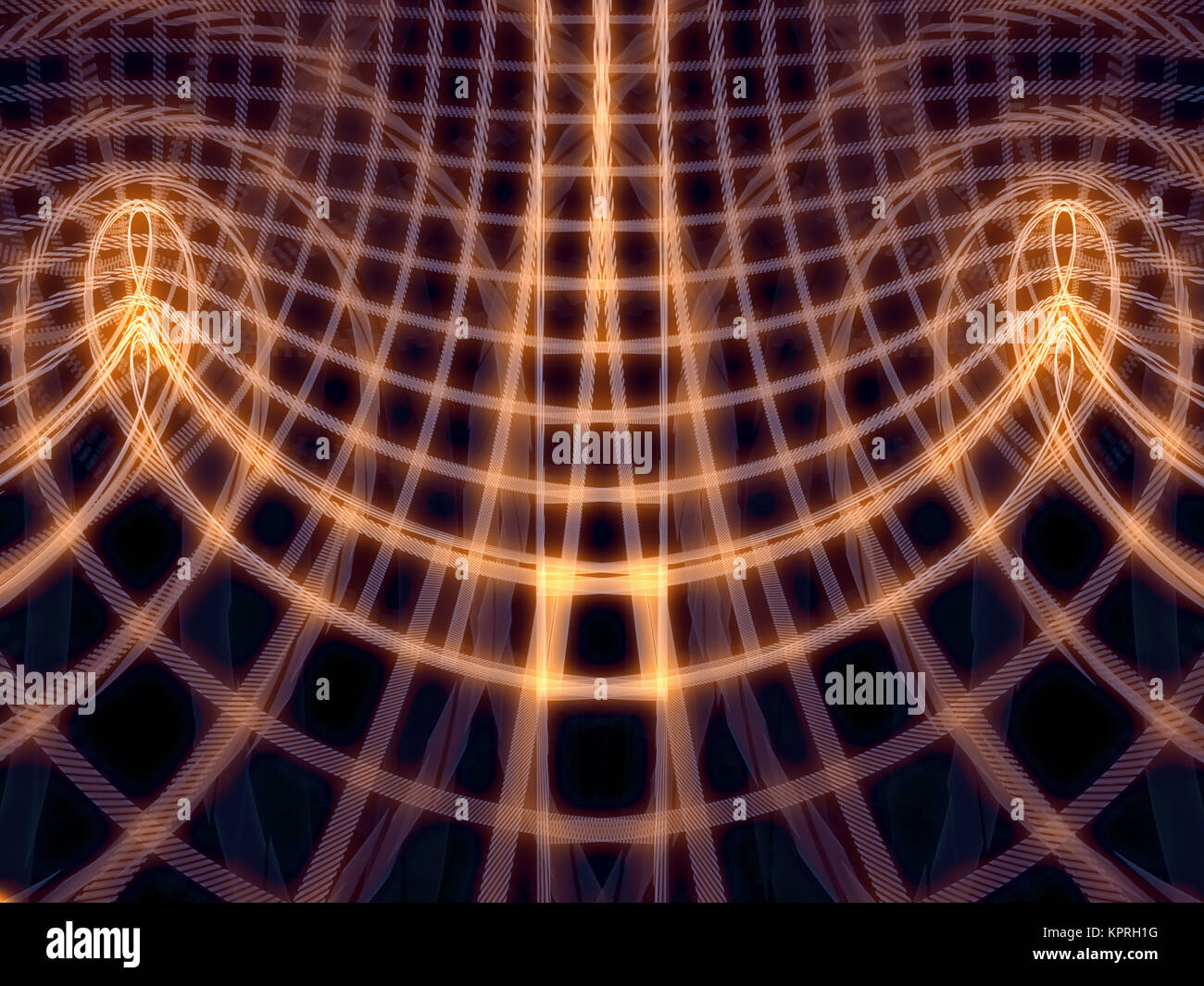 Virtual Grid Lines Stock Photo - Alamy