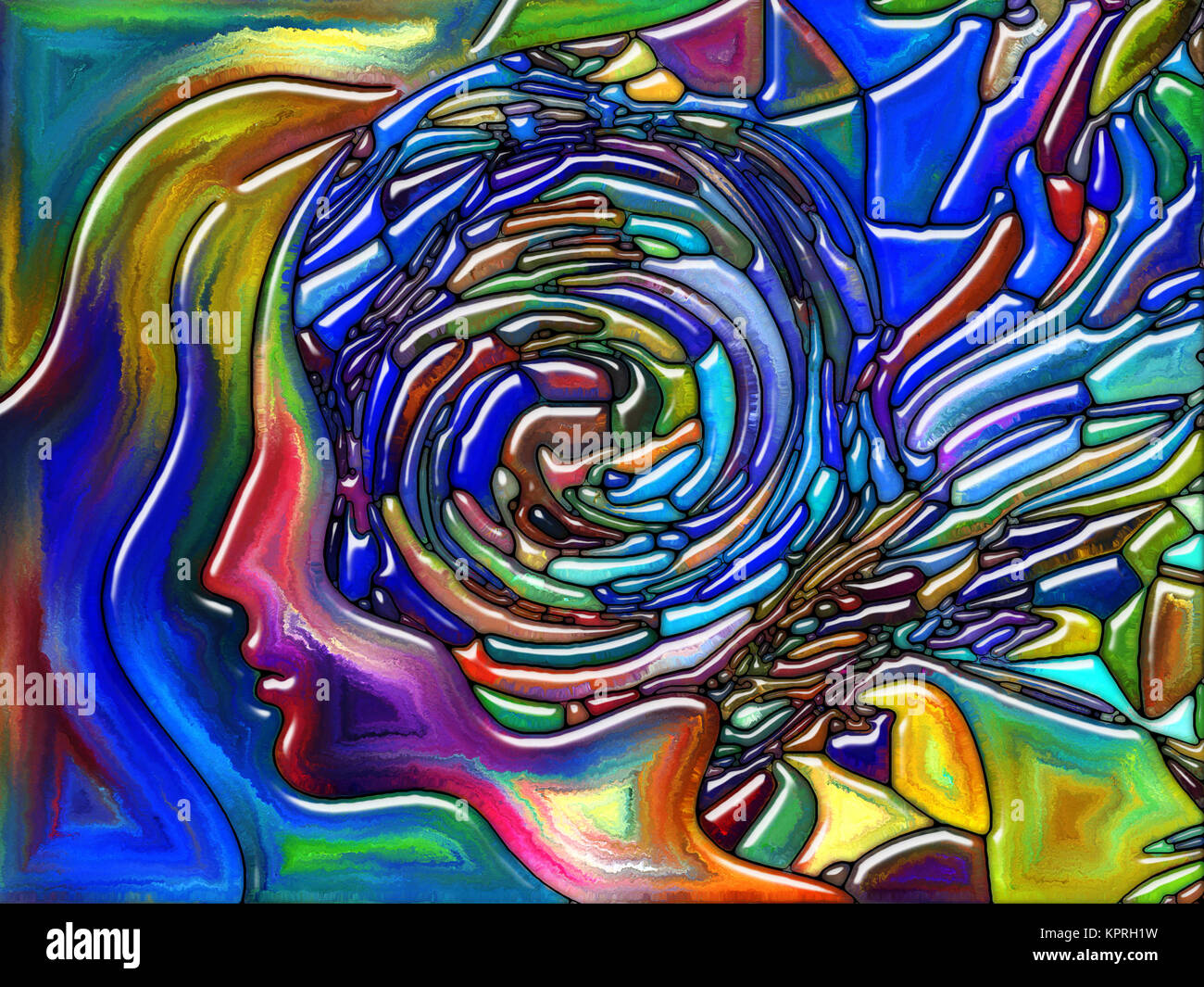 Evolving shape illustration hi-res stock photography and images - Alamy
