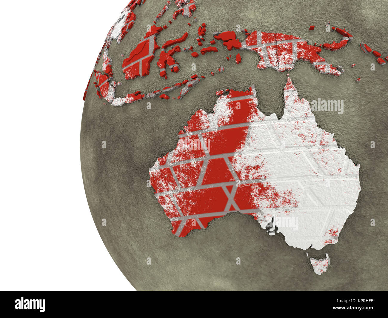 Bricks world map hi-res stock photography and images - Alamy