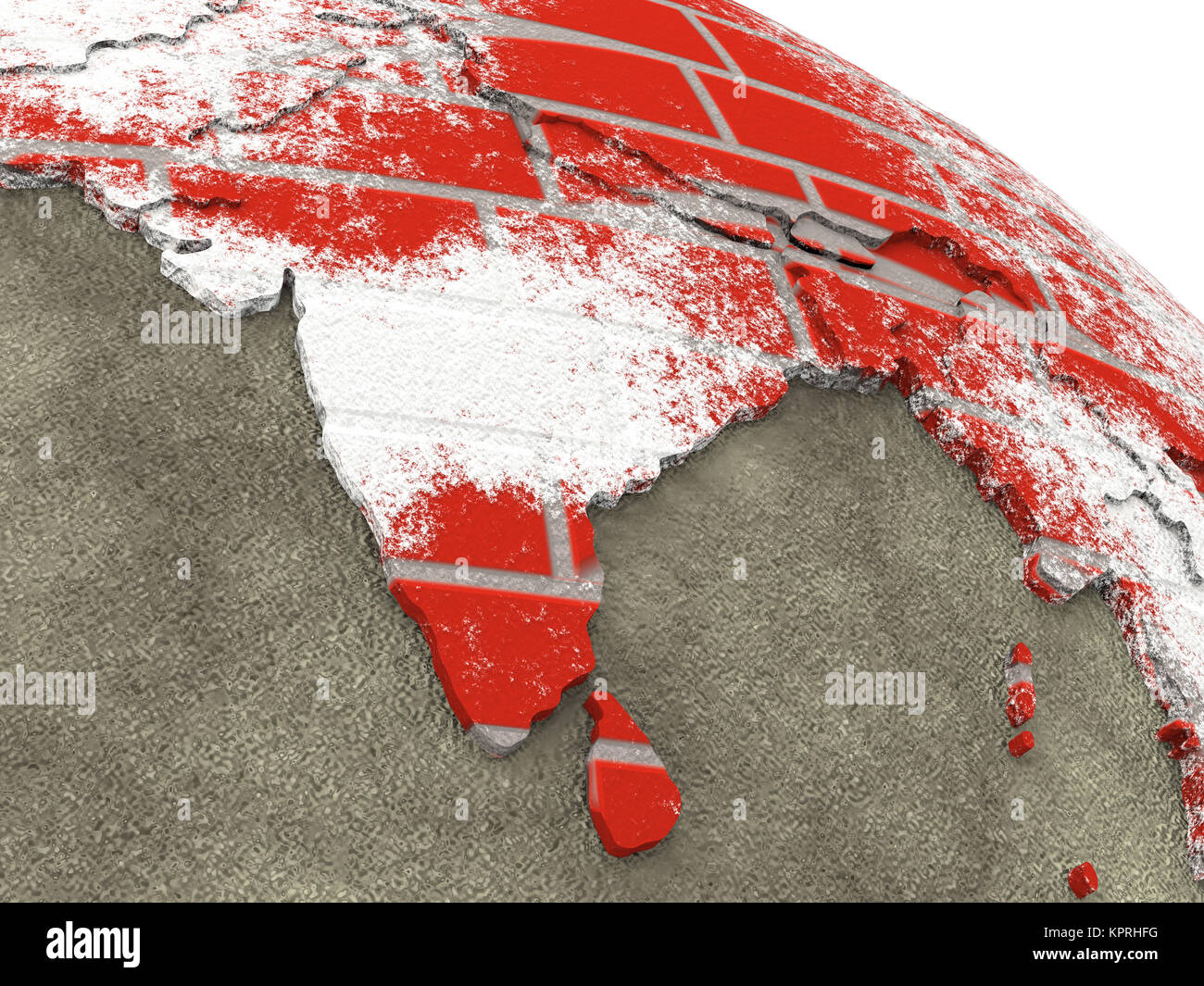 Globe india model hi-res stock photography and images - Alamy