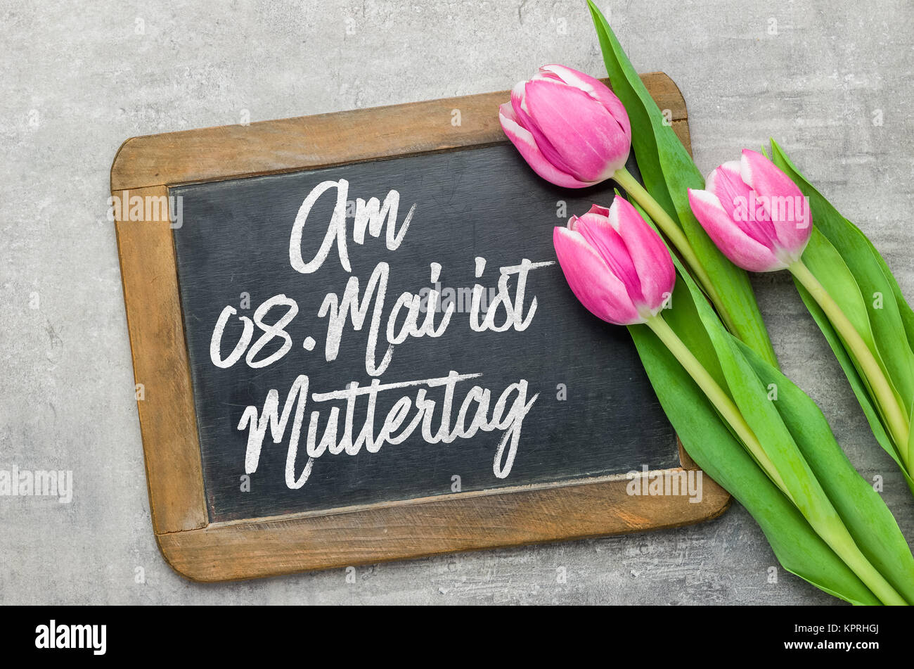 Am achten Mai ist Muttertag Stock Photo - Alamy