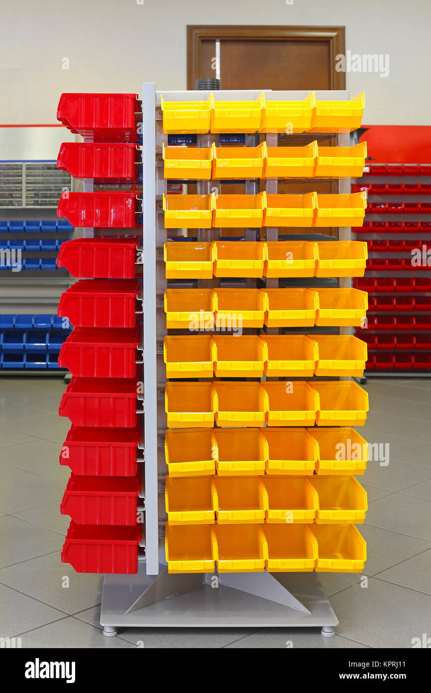 Workshop parts storage bins hi-res stock photography and images - Alamy