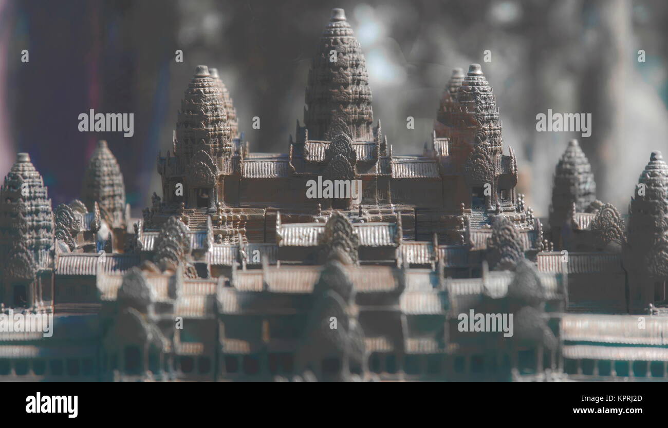 Angkor Wat miniature / Model of Angkor Wat Stock Photo - Alamy