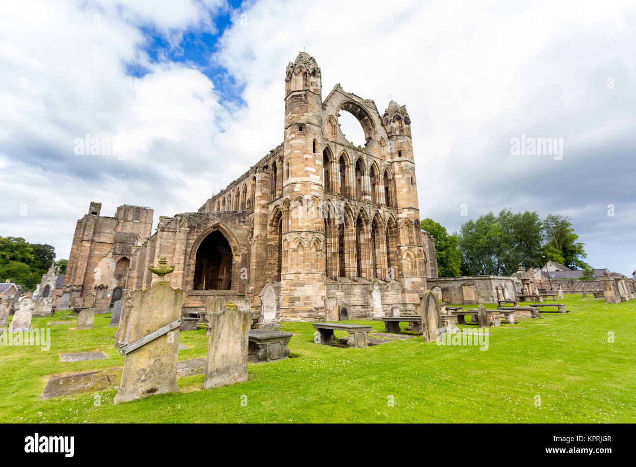 Elgin cathedral ruins hi-res stock photography and images - Alamy