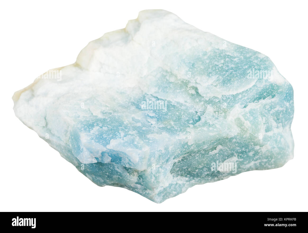 raw Violane (blue diopside) mineral isolated Stock Photo - Alamy