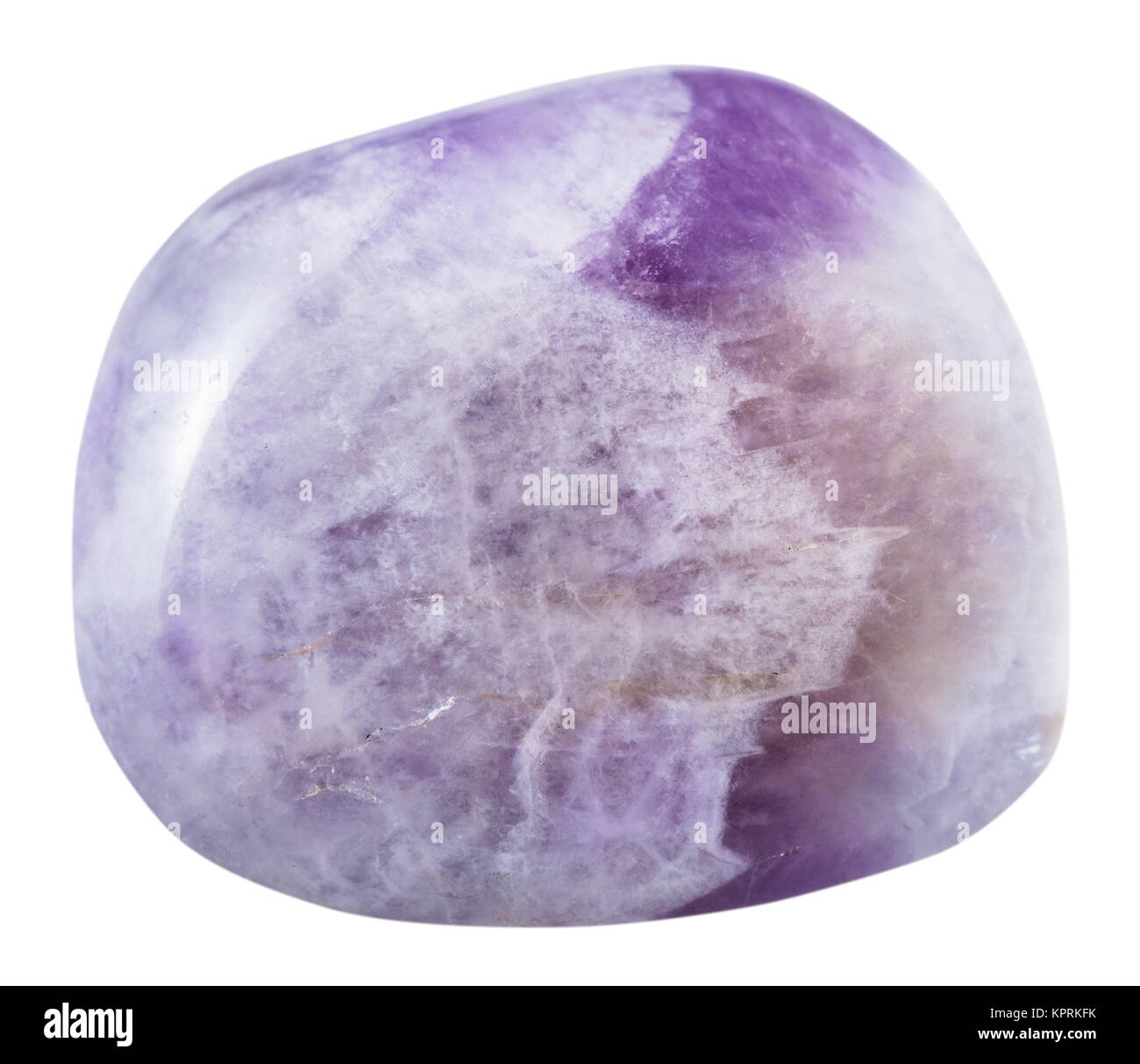 pebble of amethyst gemstone from Namibia Stock Photo - Alamy