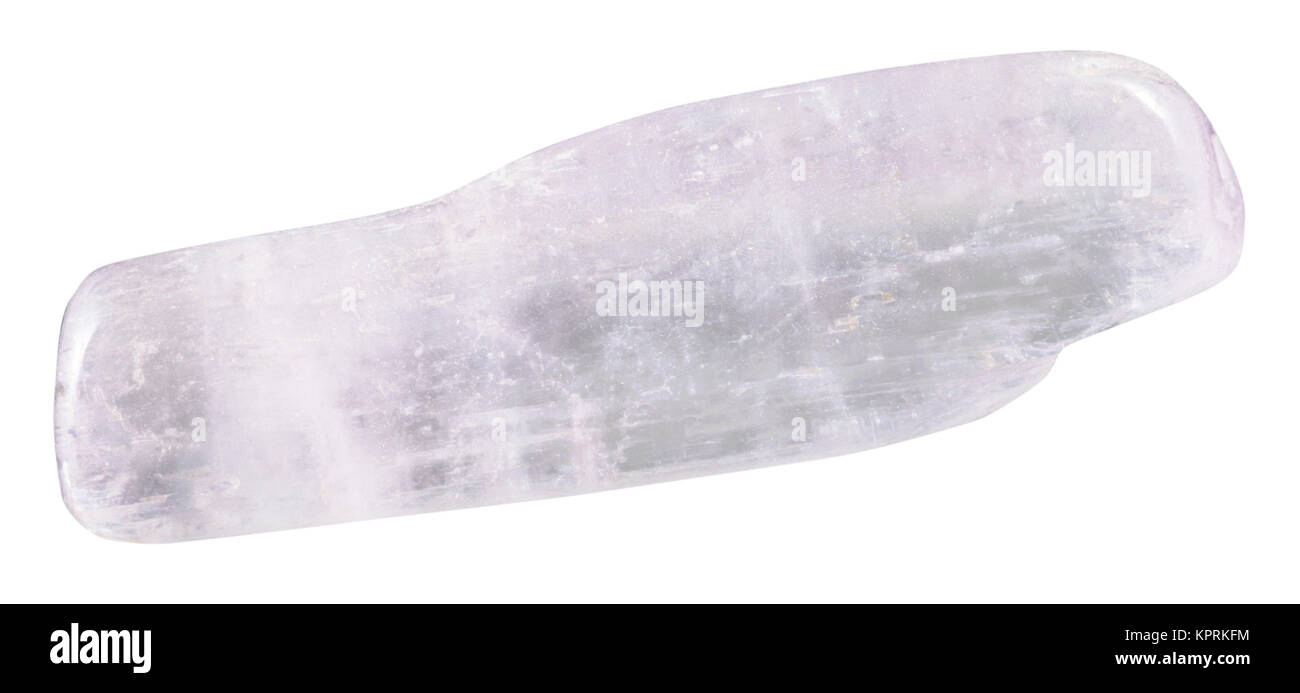 polished kunzite (lilac Spodumene) gemstone Stock Photo - Alamy