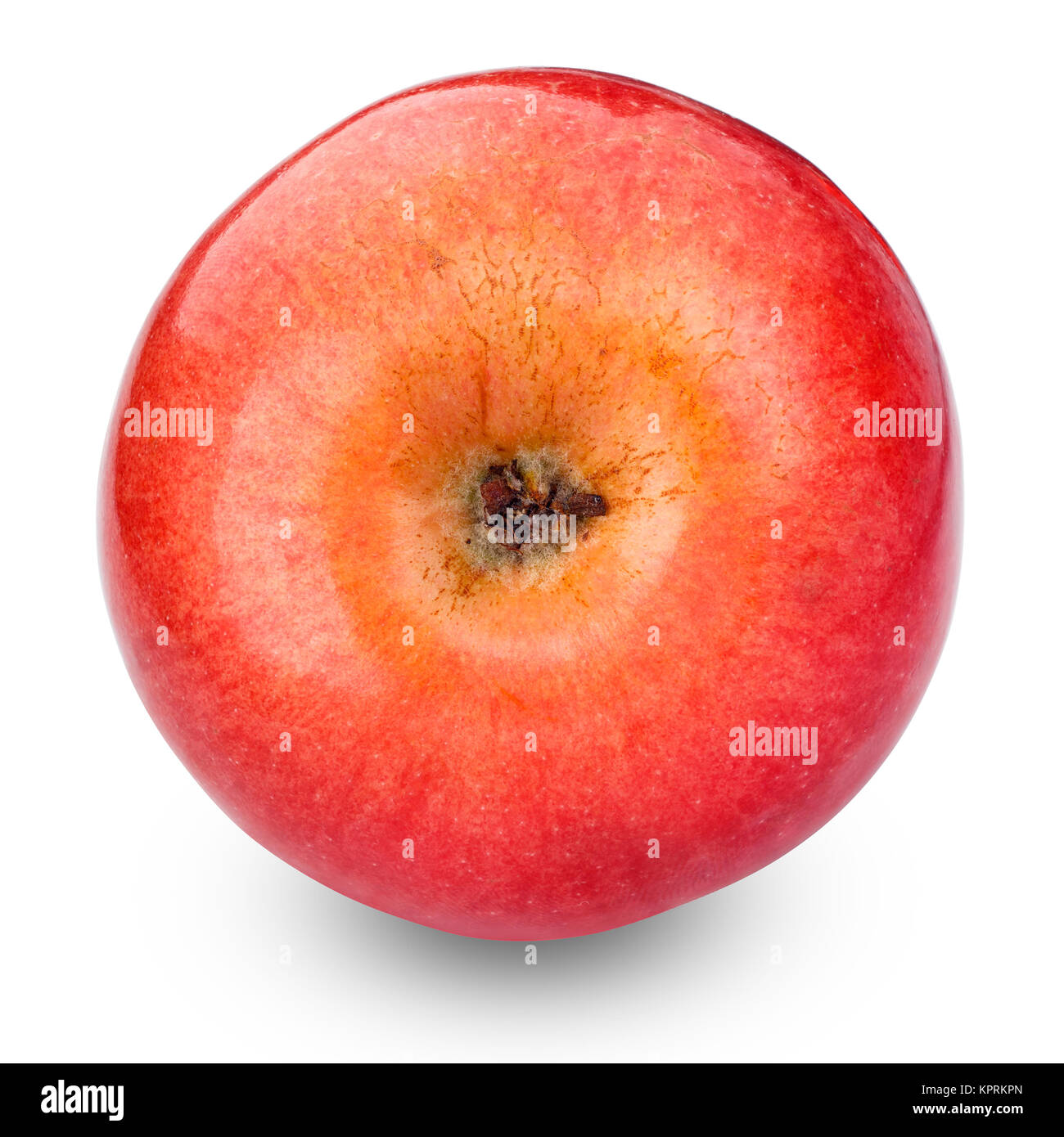 Fresh red apple isolated on white. With clipping path Stock Photo - Alamy