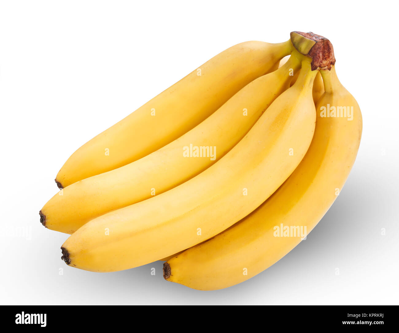 Bunch of bananas isolated on white background Stock Photo - Alamy
