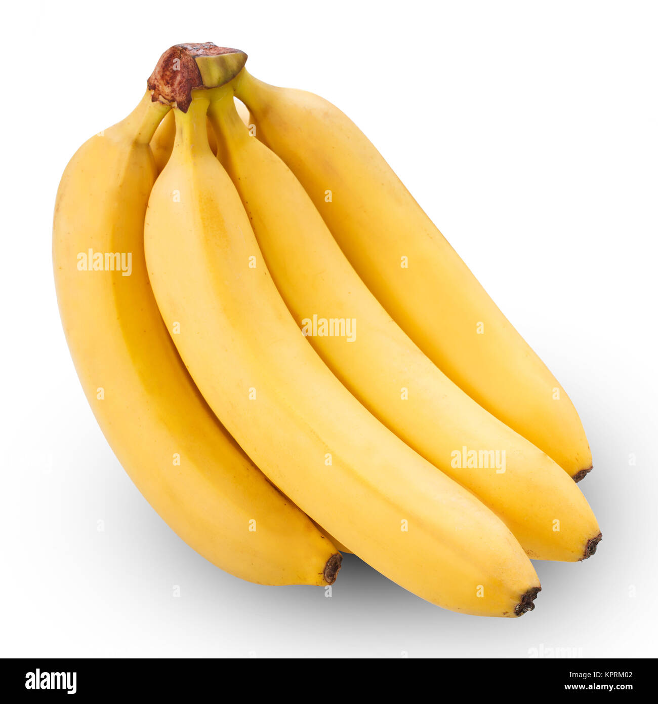 Bunch of bananas isolated on white background Stock Photo - Alamy