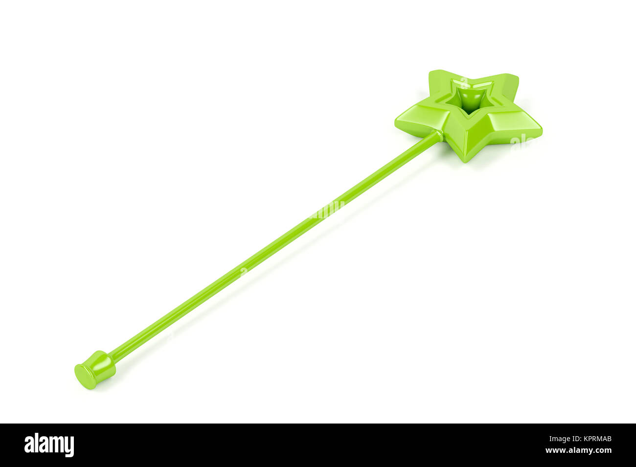 Green magic wand Stock Photo - Alamy