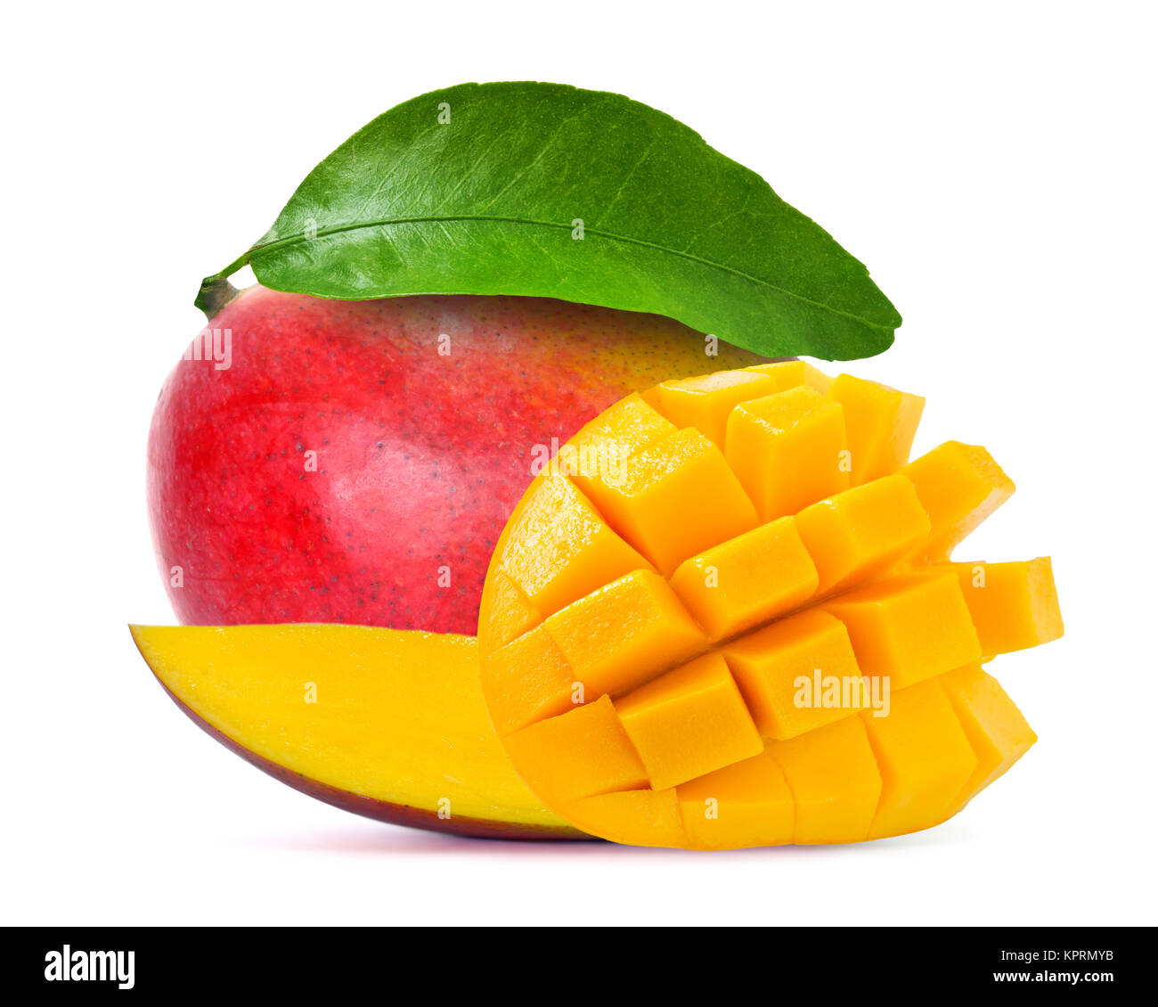 Mango isolated on white Stock Photo - Alamy