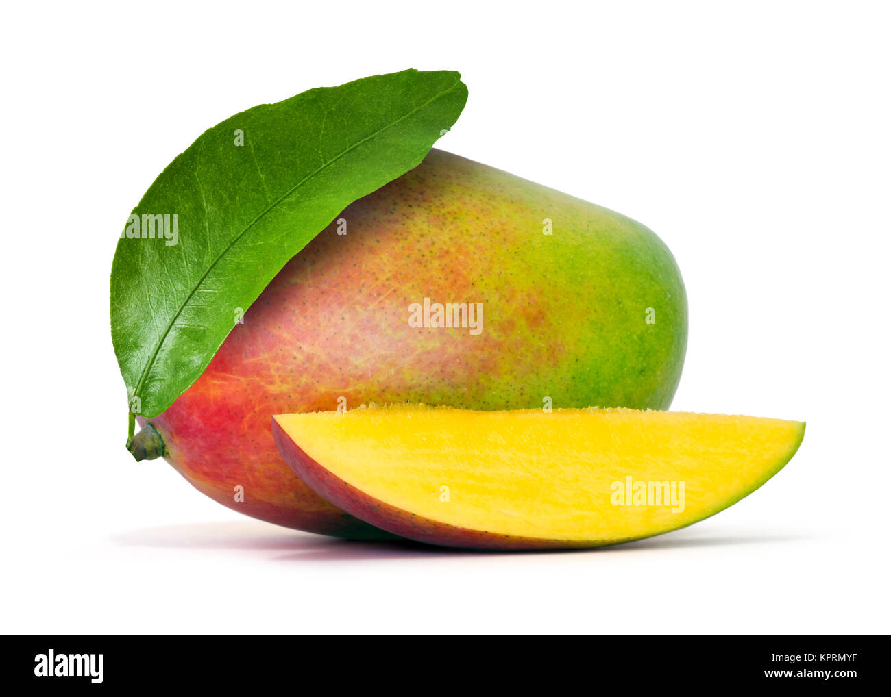 Mango isolated on white Stock Photo - Alamy