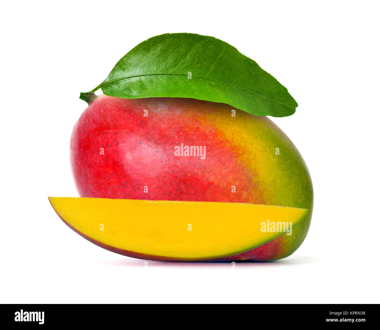 Mango isolated on white Stock Photo - Alamy
