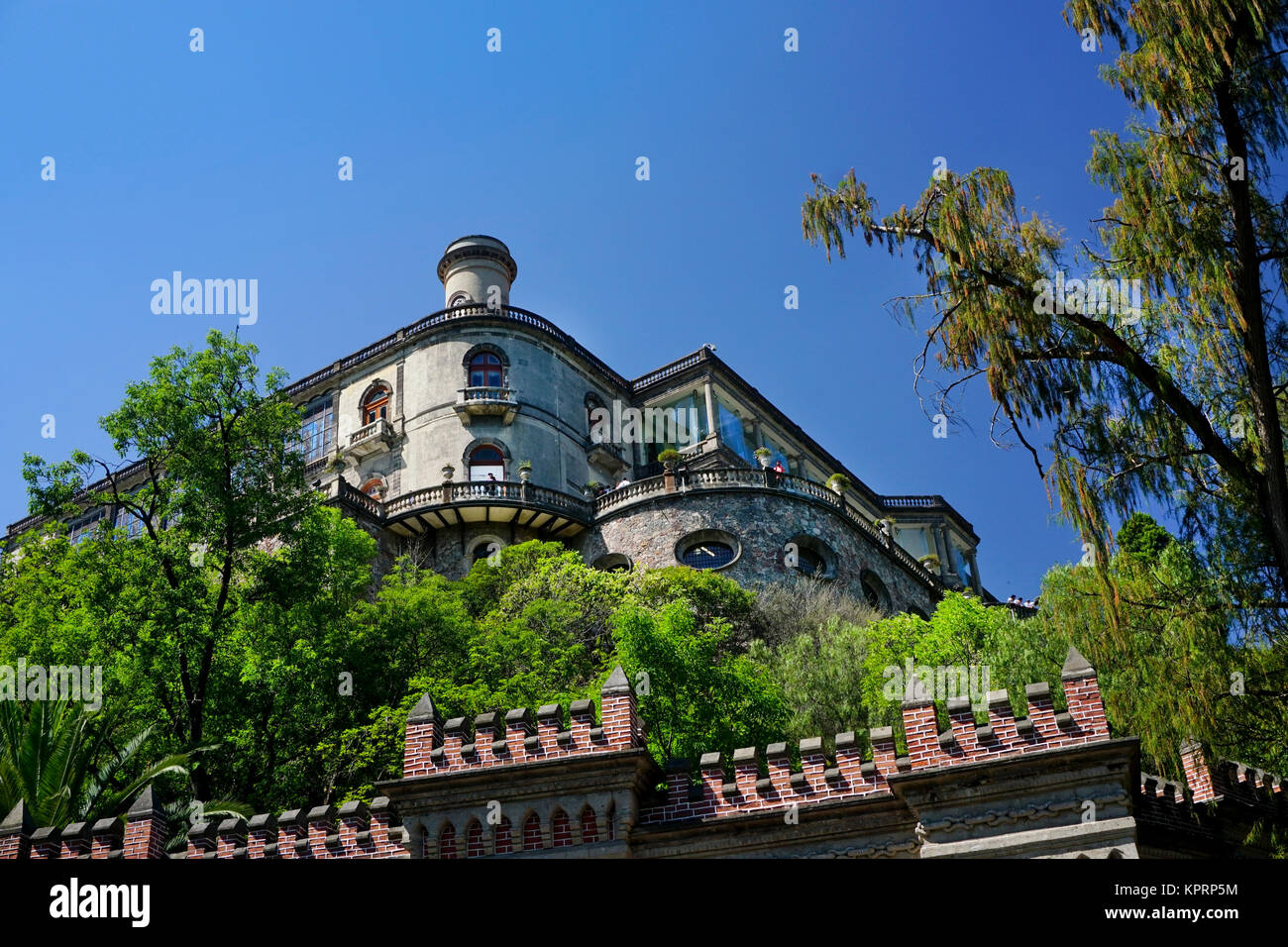 Chapultepec Castle in Chapultepec Park, Mexico City, Mexico Stock Photo ...