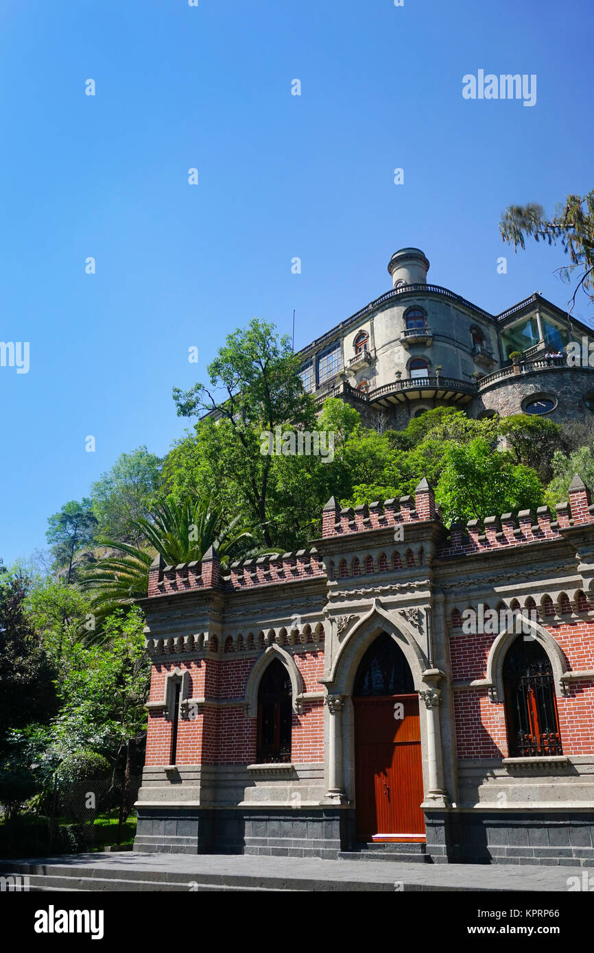 Chapultepec Castle in Chapultepec Park, Mexico City, Mexico Stock Photo ...