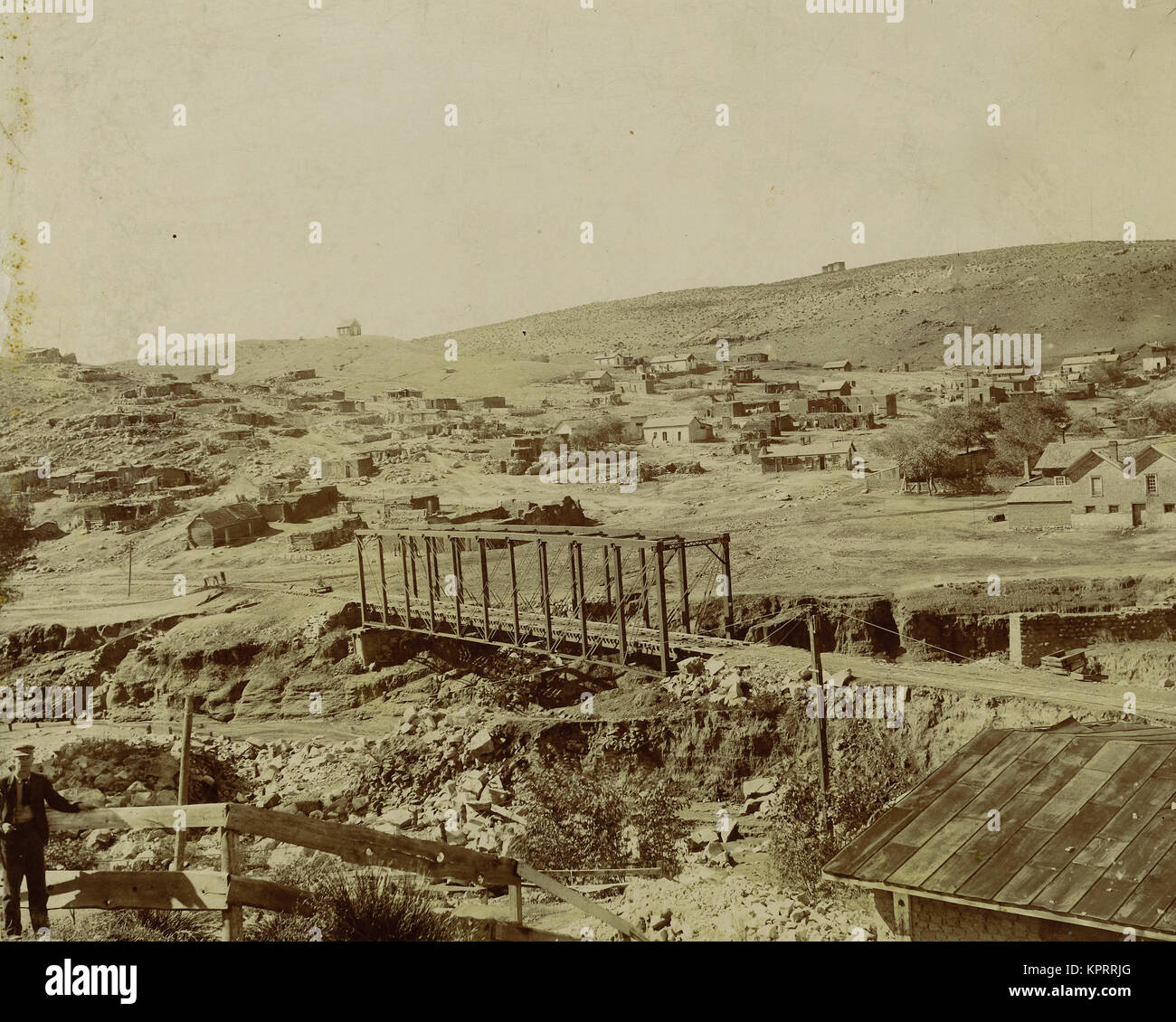 Silver City Scene Stock Photo - Alamy