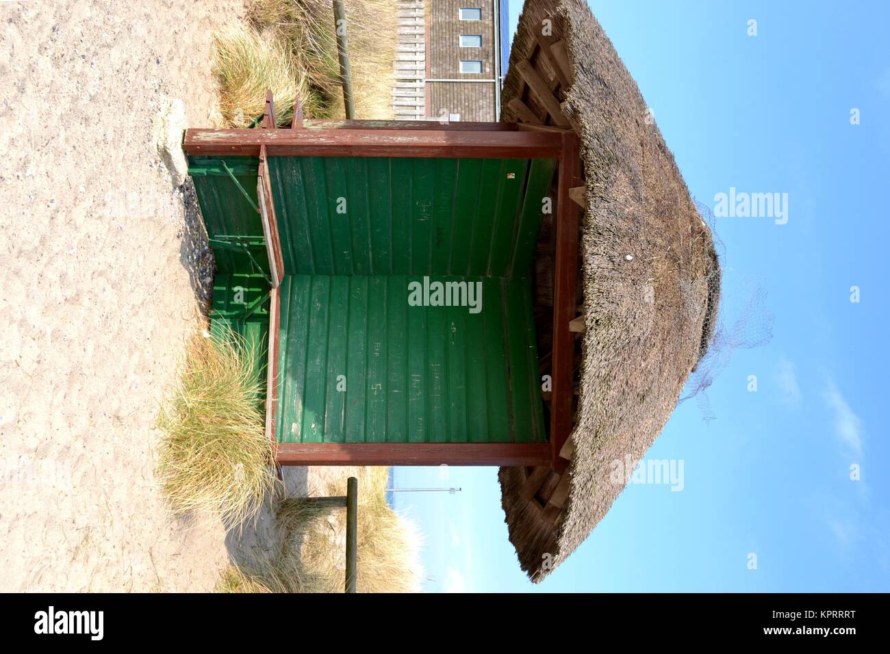 small thatched roof house Stock Photo - Alamy