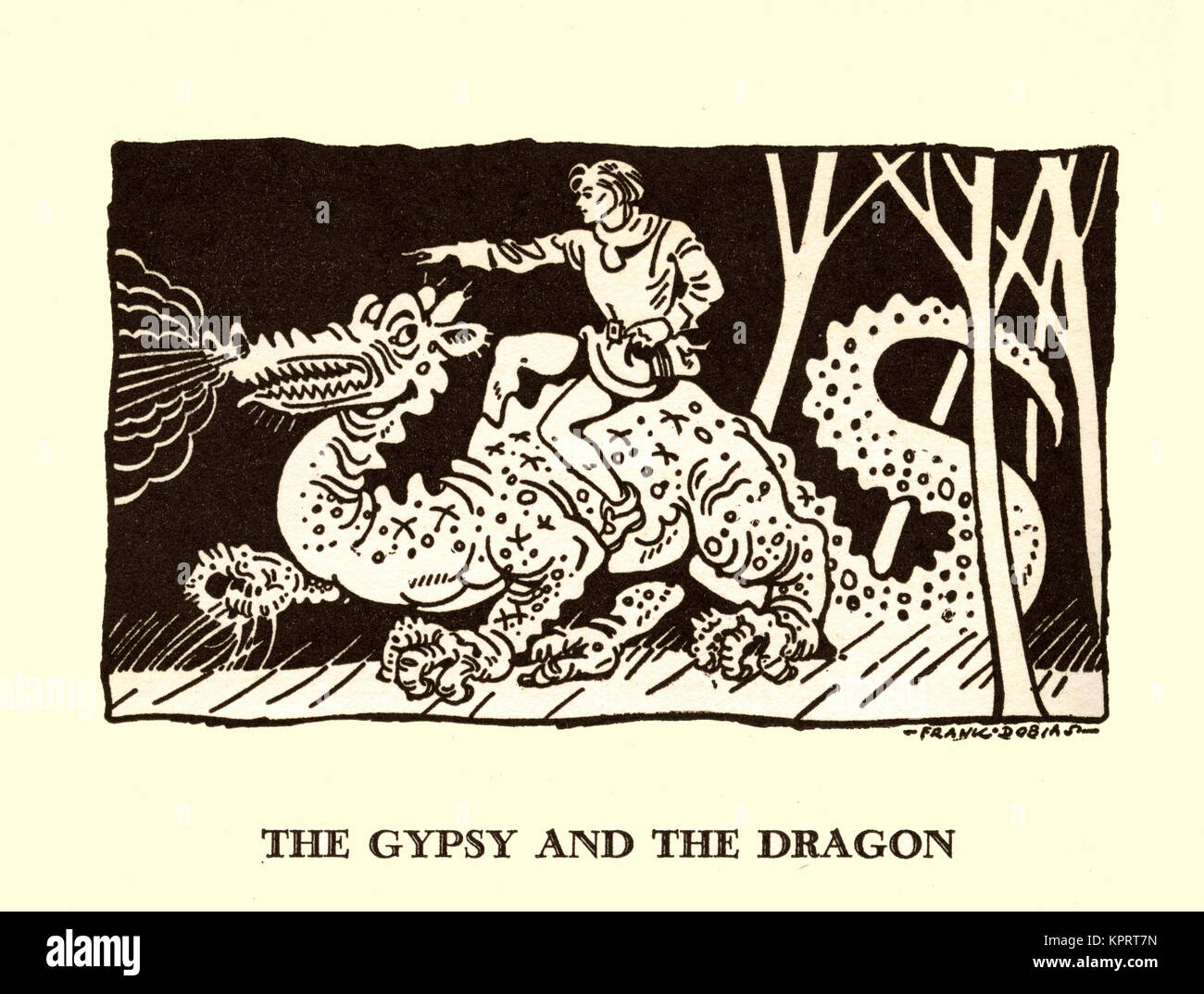 The Gypsy and the Dragon Stock Photo - Alamy