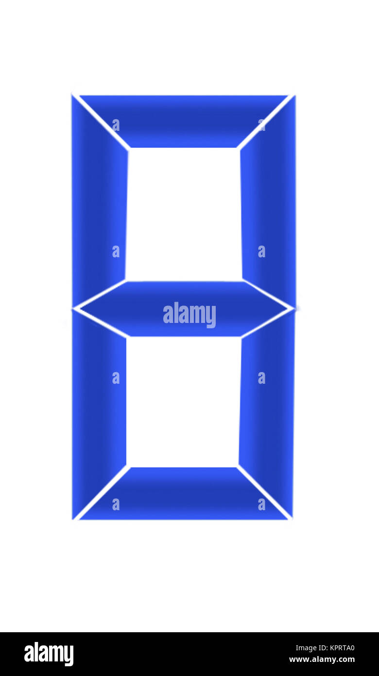 Digital number eight hi-res stock photography and images - Alamy