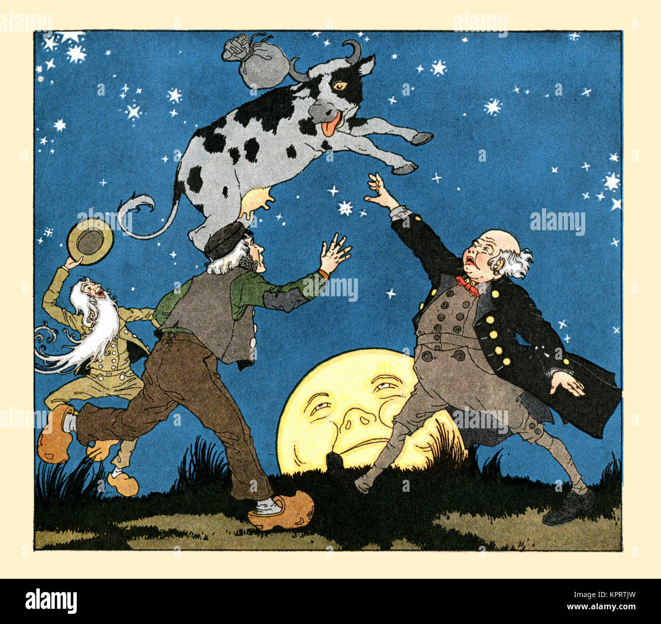 The Cow Jumped Over The Moon Vintage