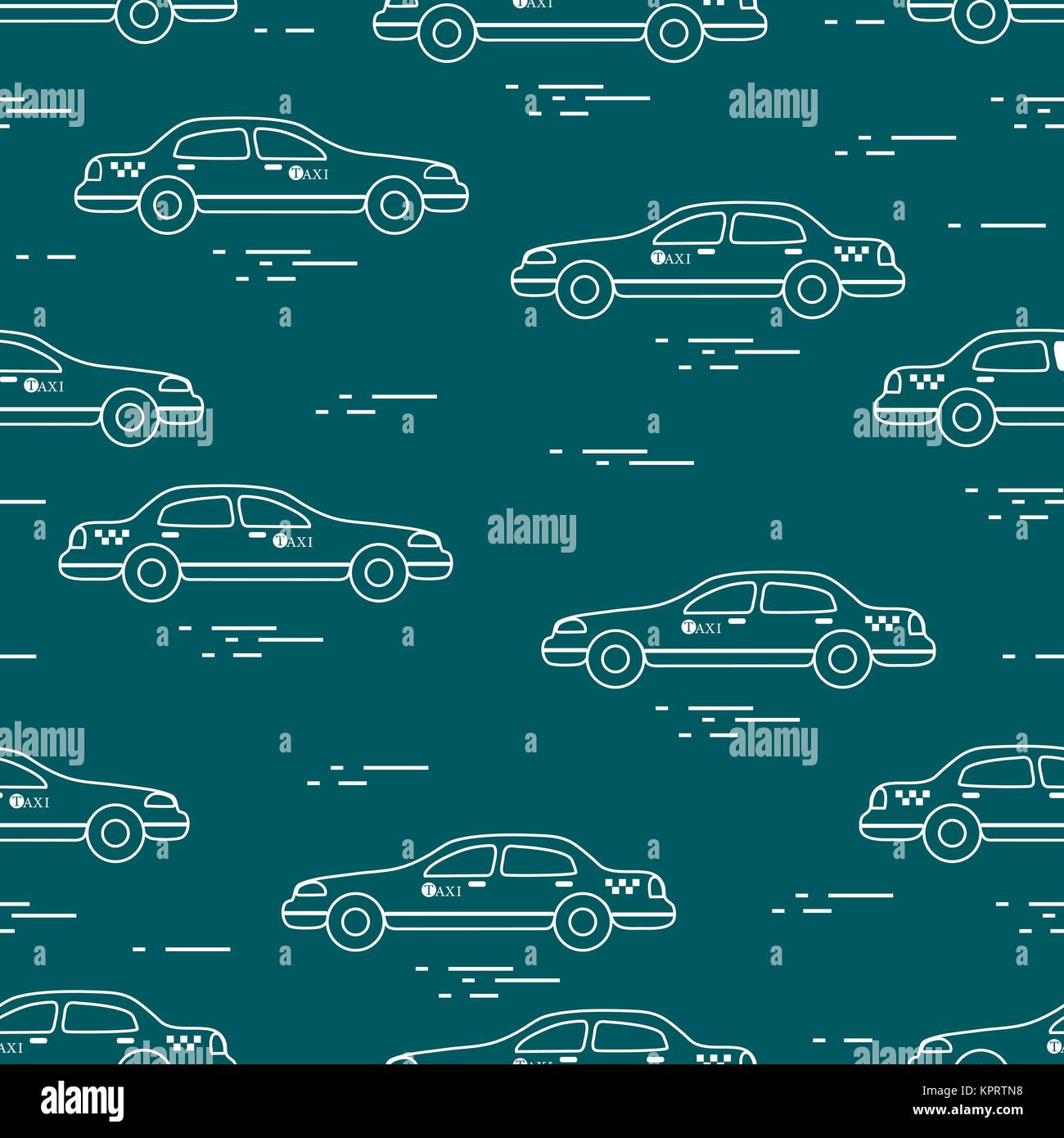 Taxi pattern. Design for announcement, advertisement, banner or print ...