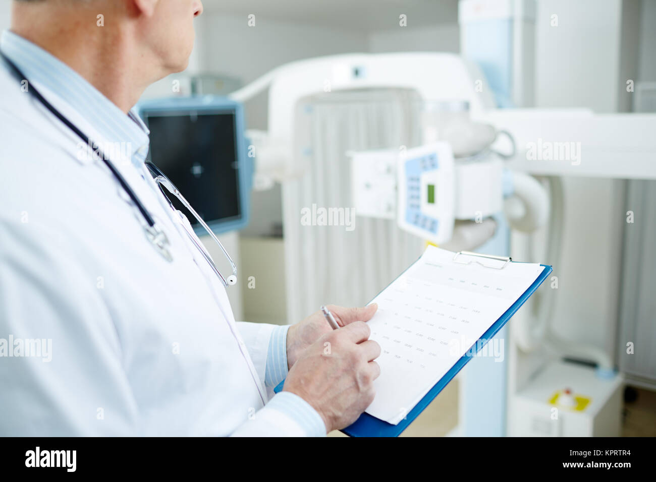 Applying medical form Stock Photo - Alamy