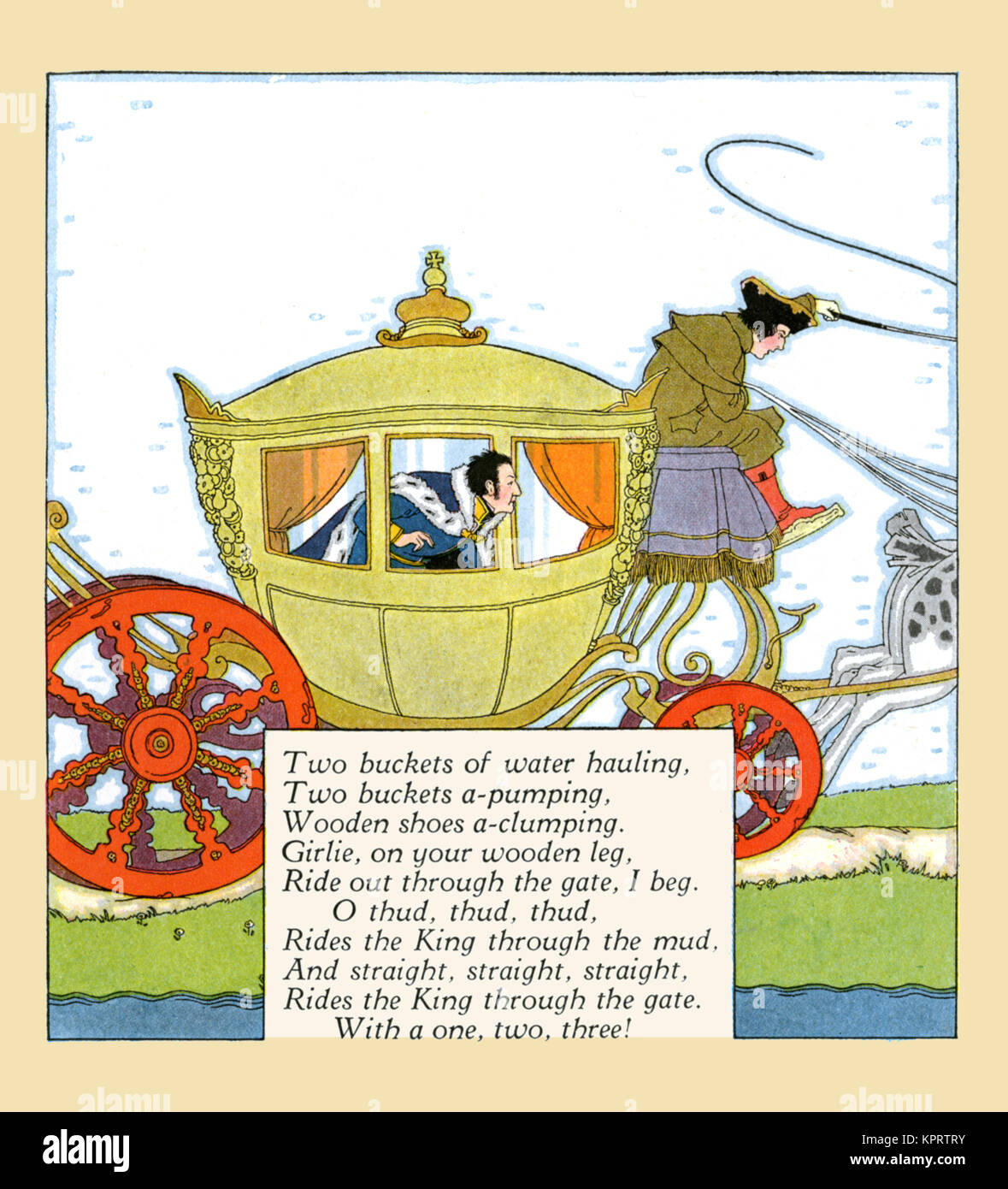 King Rides in th Mud Stock Photo - Alamy