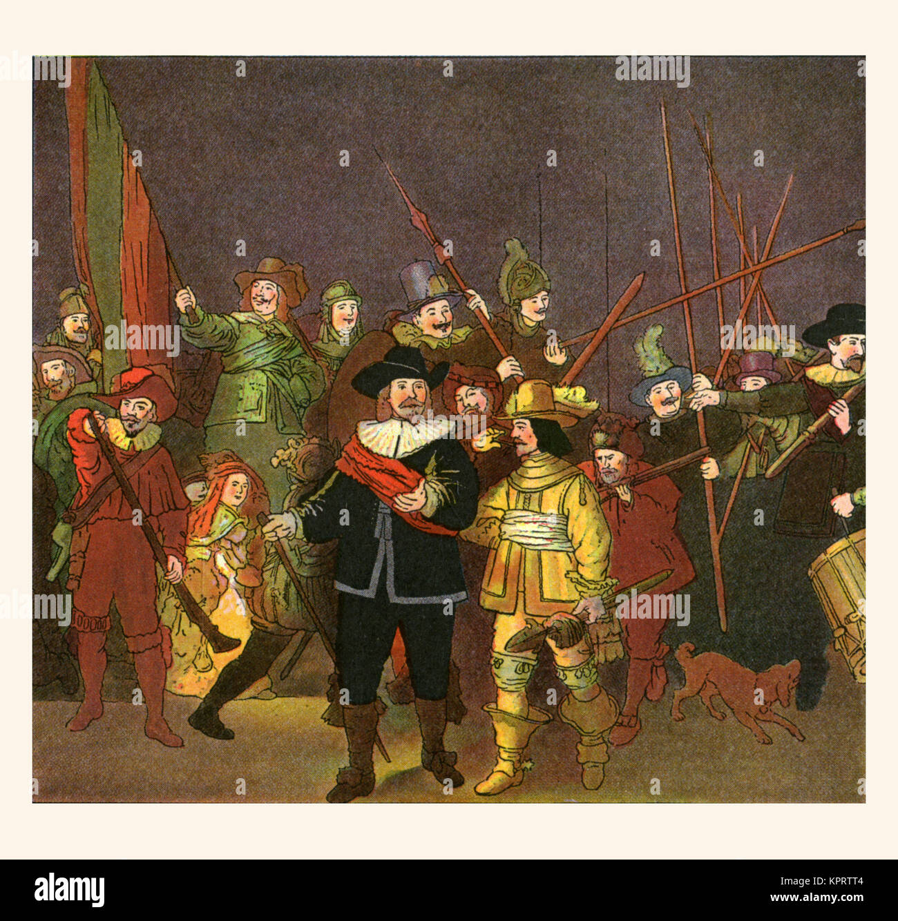 The Night Watch Stock Photo - Alamy