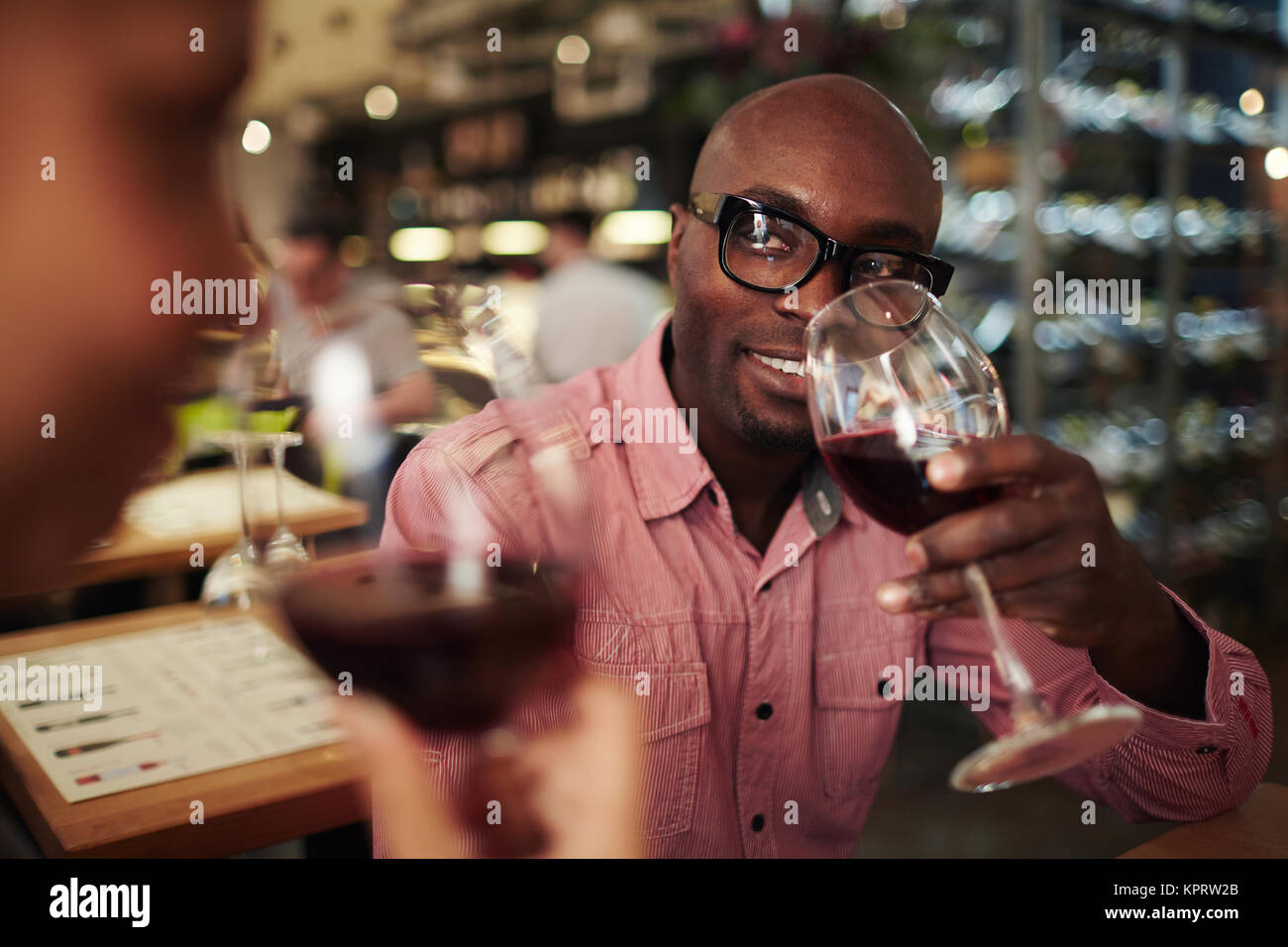Work of sommelier Stock Photo - Alamy