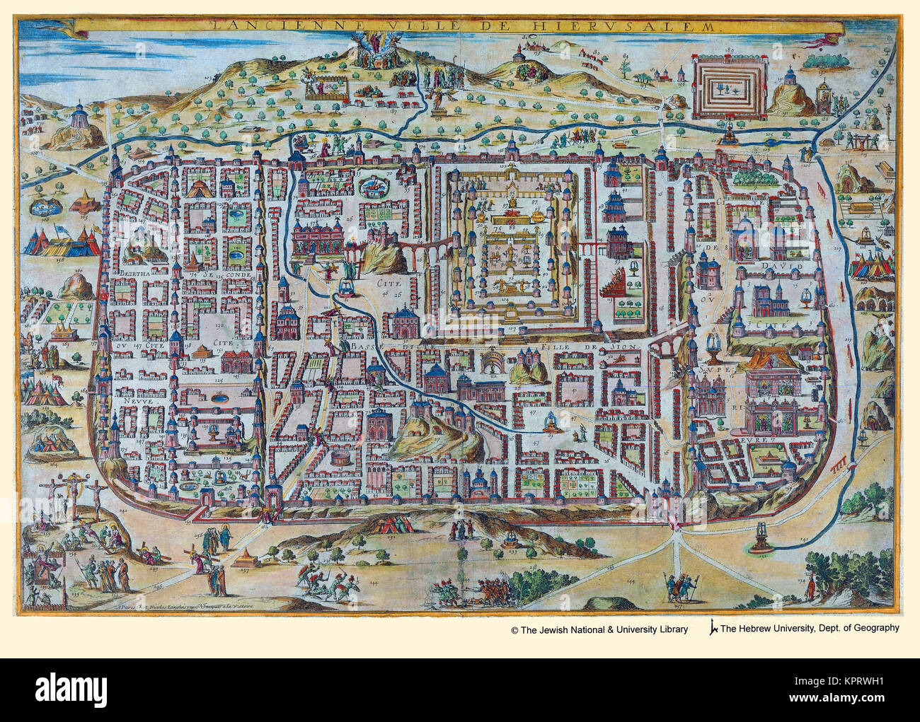 Ancient City of Jerusalem Stock Photo - Alamy