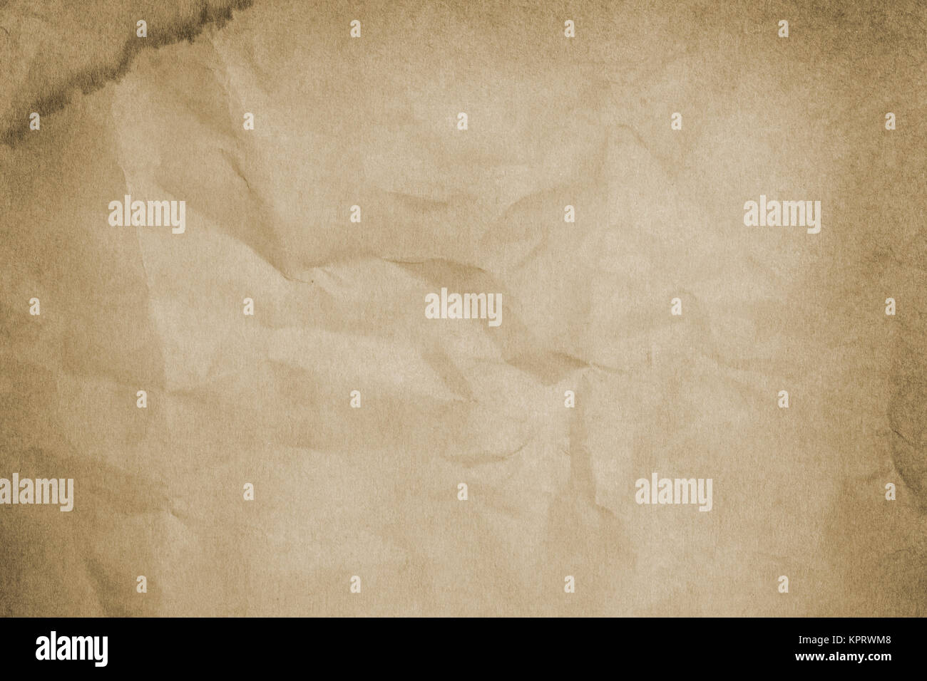 Aging crumpled paper background for the design Stock Photo - Alamy