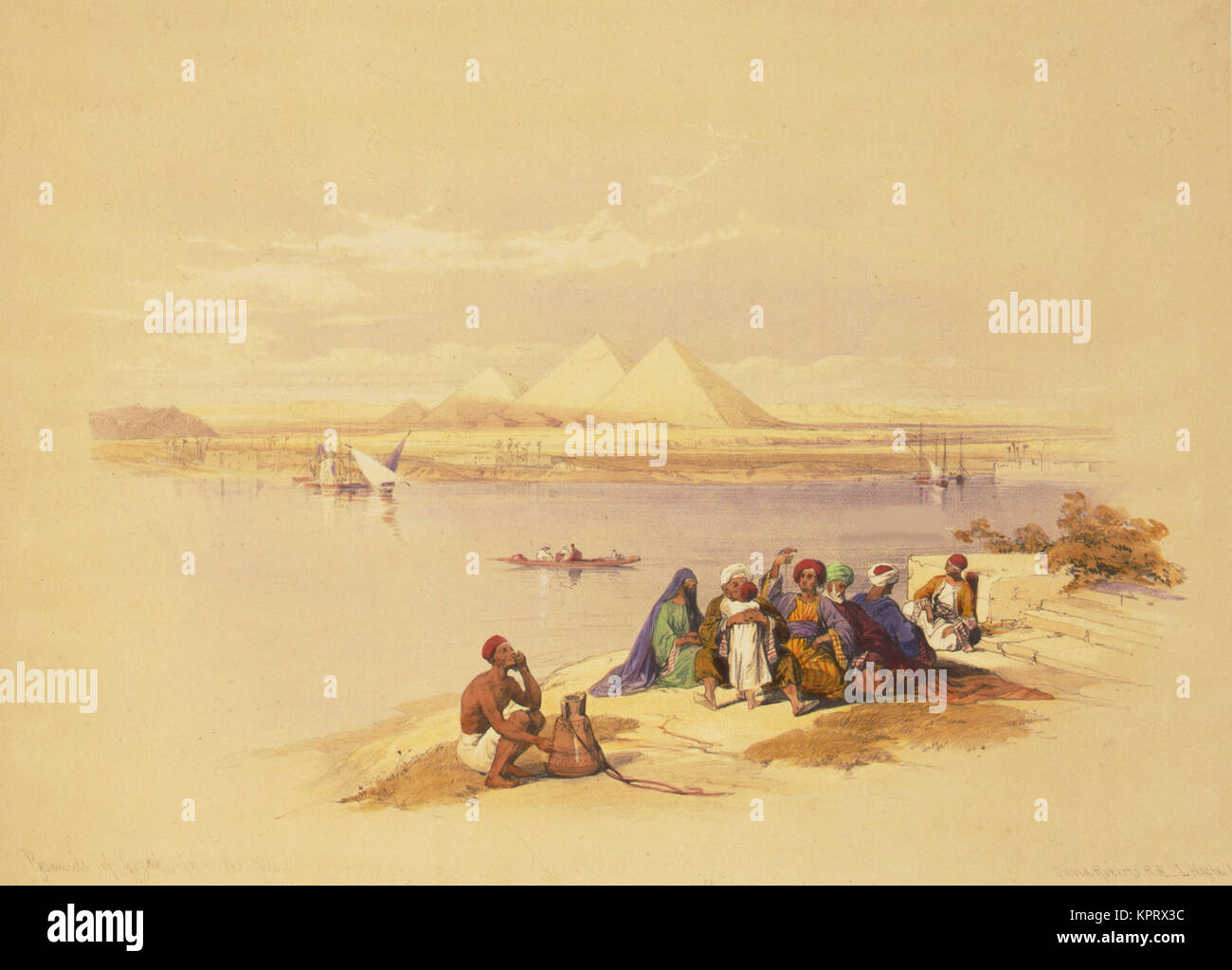 Nile egypt pyramids hi-res stock photography and images - Alamy