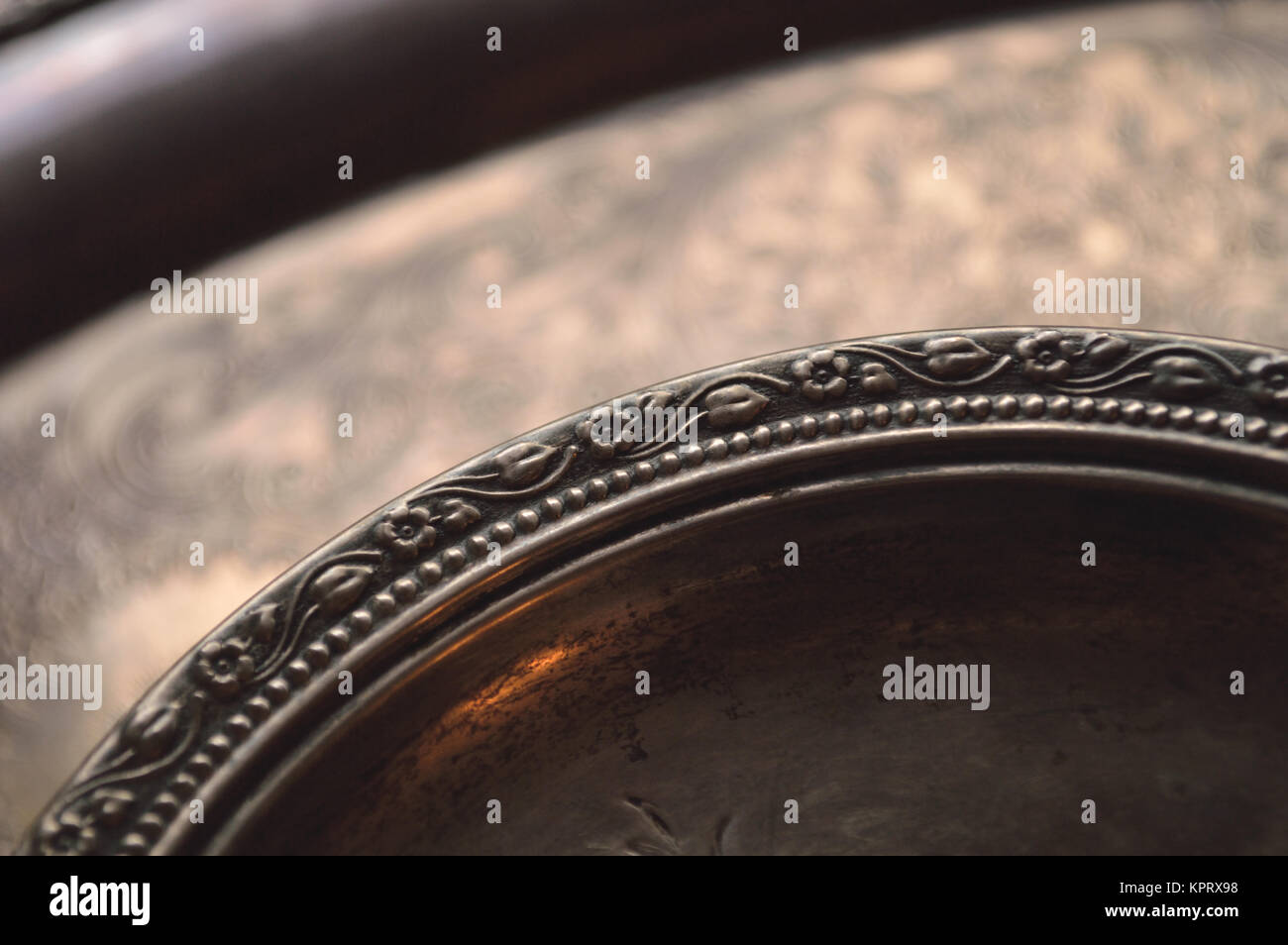 Tarnished silver texture hi-res stock photography and images - Alamy