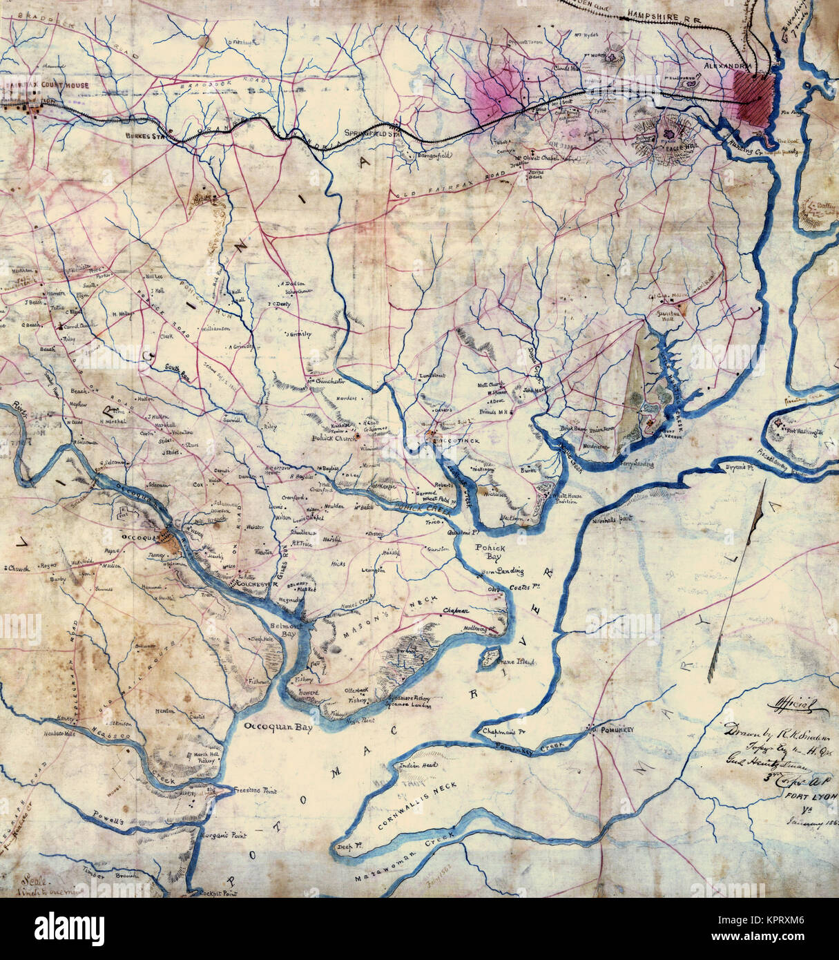 Siege of Savannah, Georgia by General Sherman's army Stock Photo - Alamy