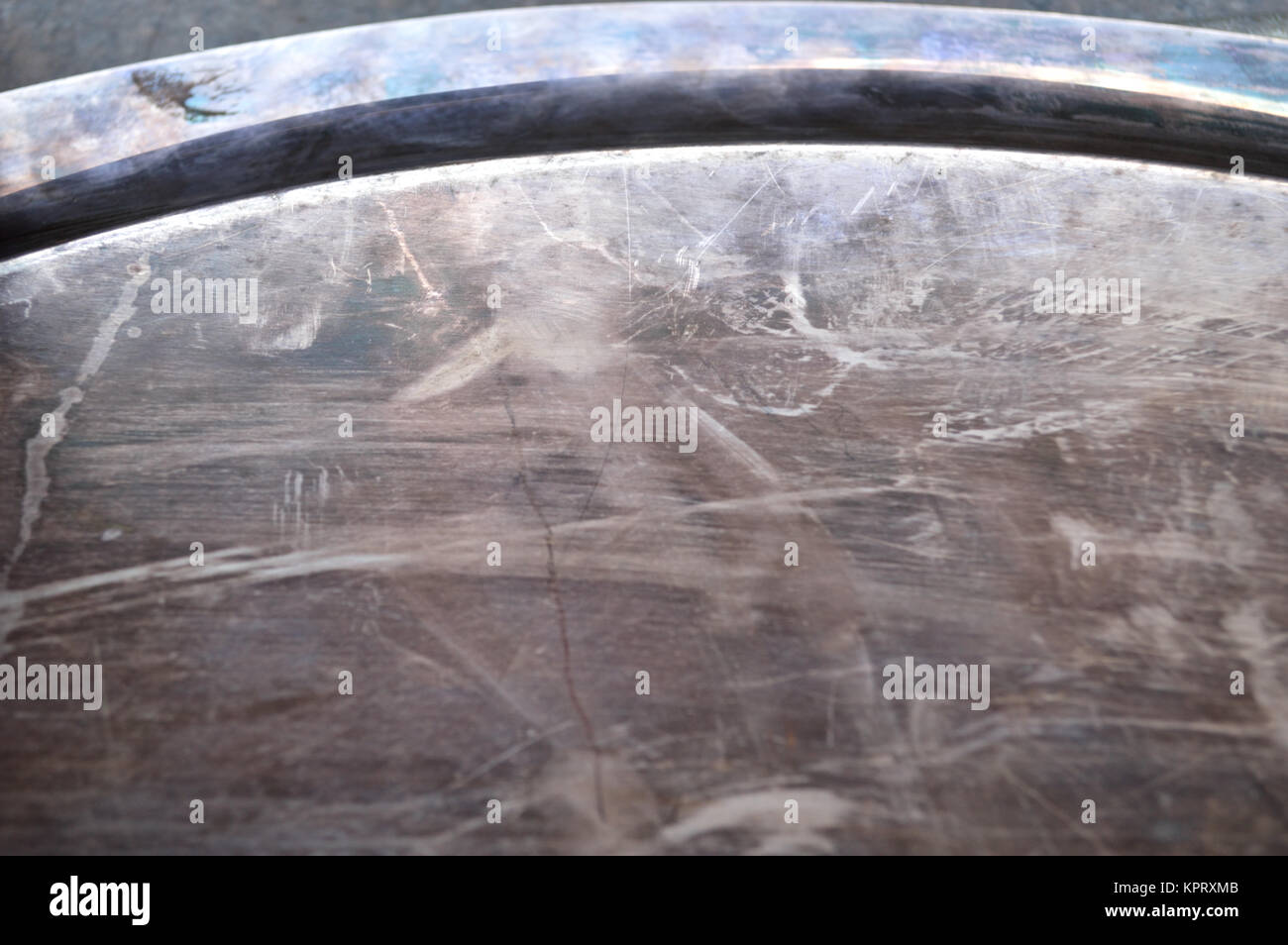 Antique tarnished silver background Stock Photo - Alamy