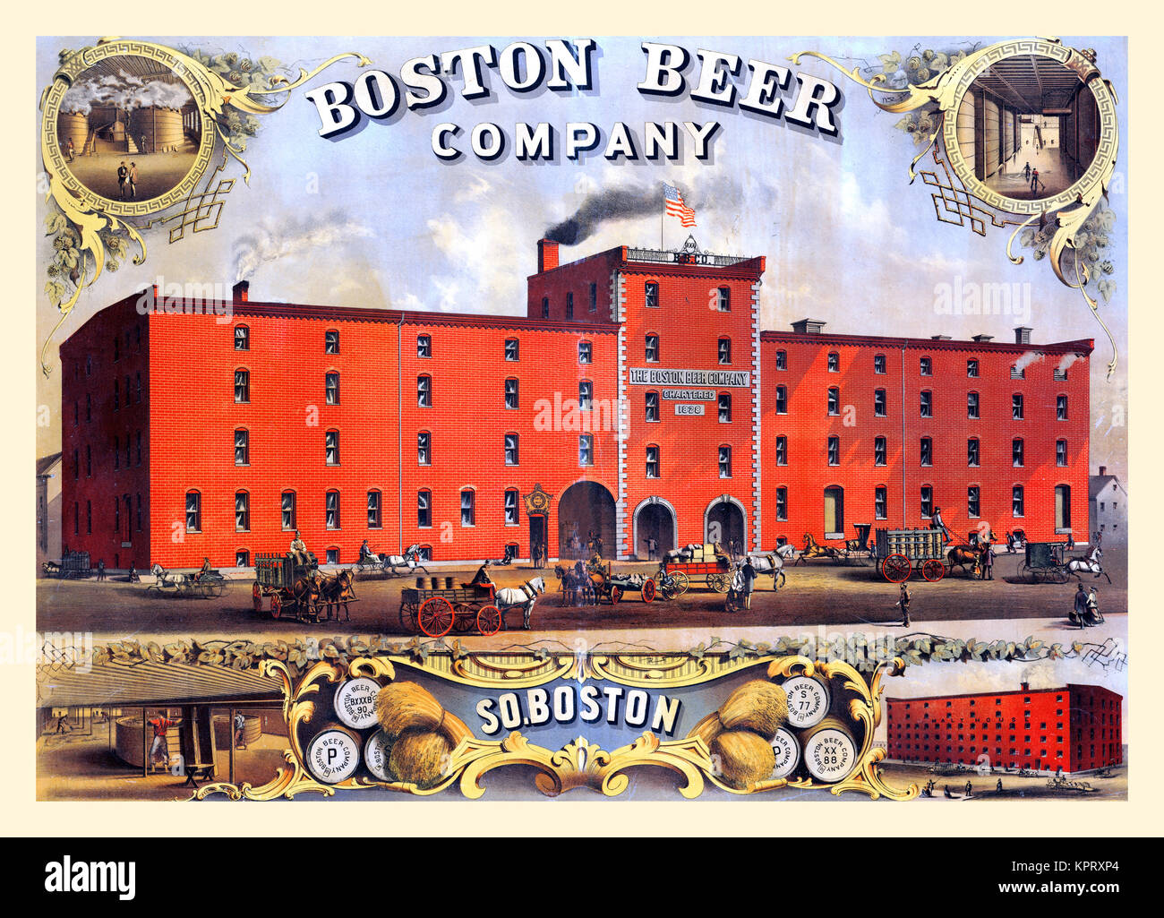 Boston Beer Company, So. Boston Stock Photo - Alamy