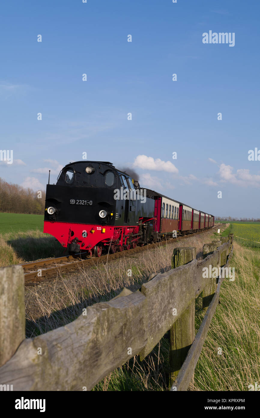 steam train in full drive Stock Photo - Alamy