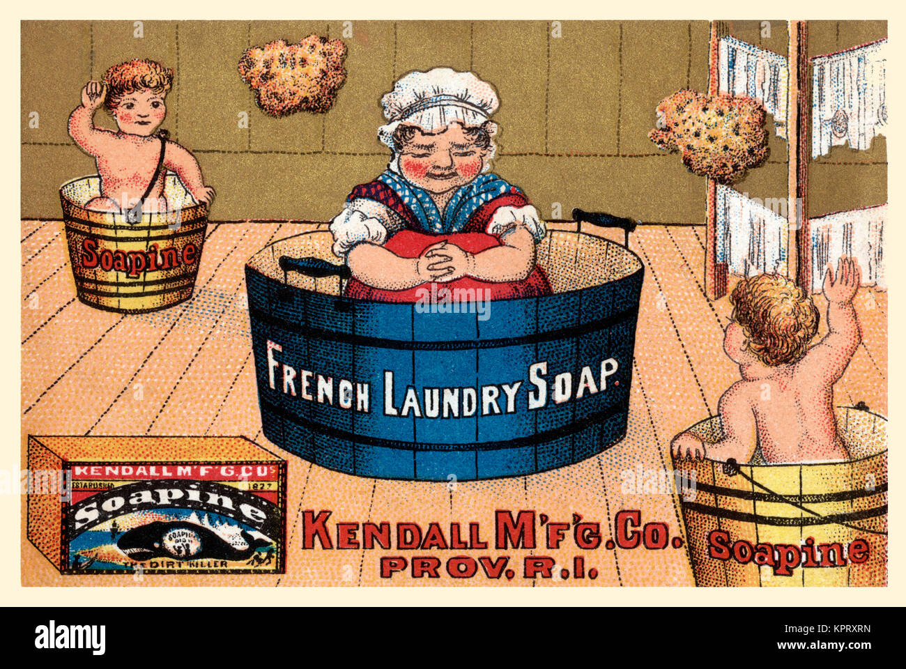 French Laundry Soap - Soapine Stock Photo - Alamy