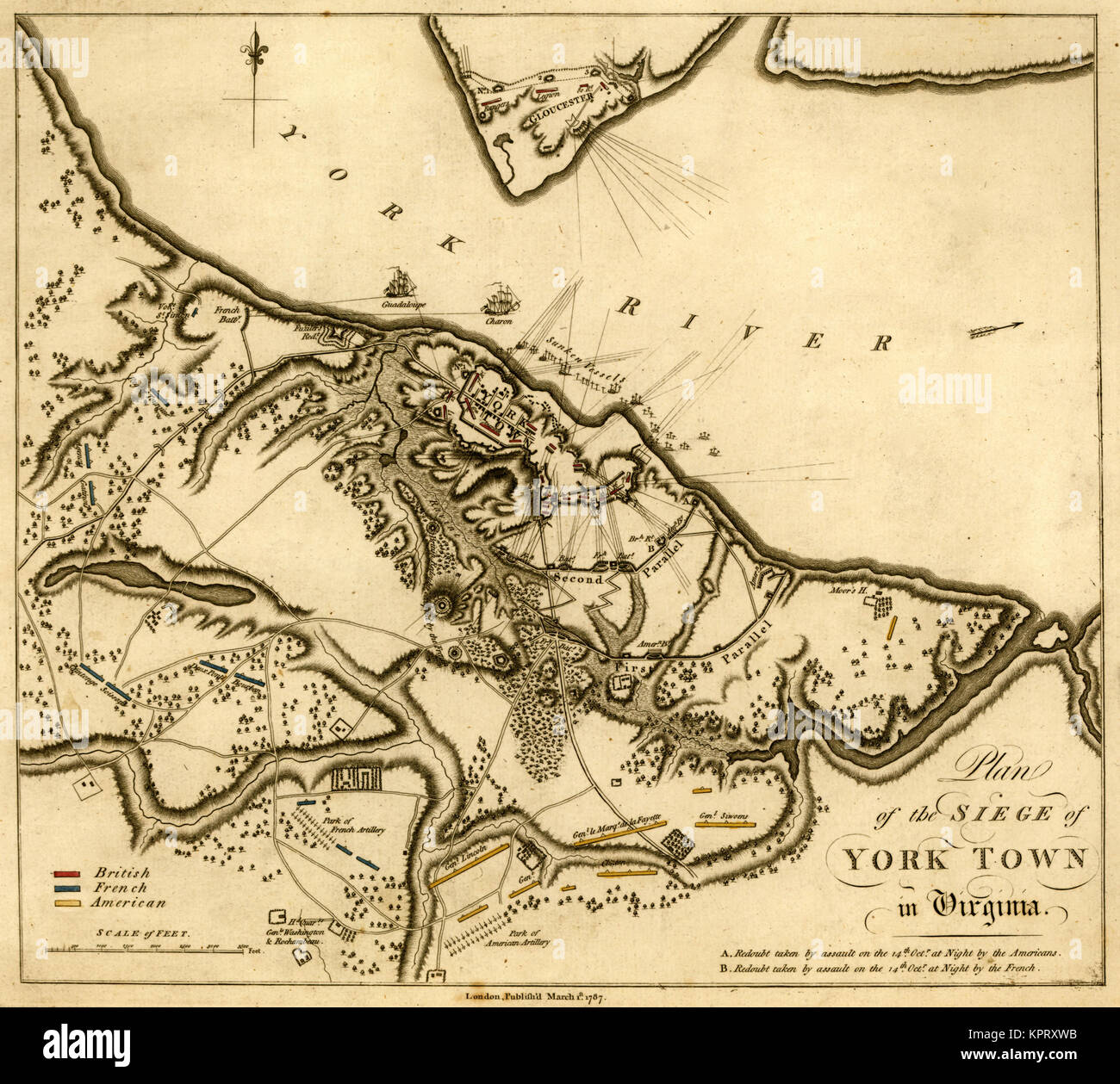 Battle of yorktown hi-res stock photography and images - Alamy
