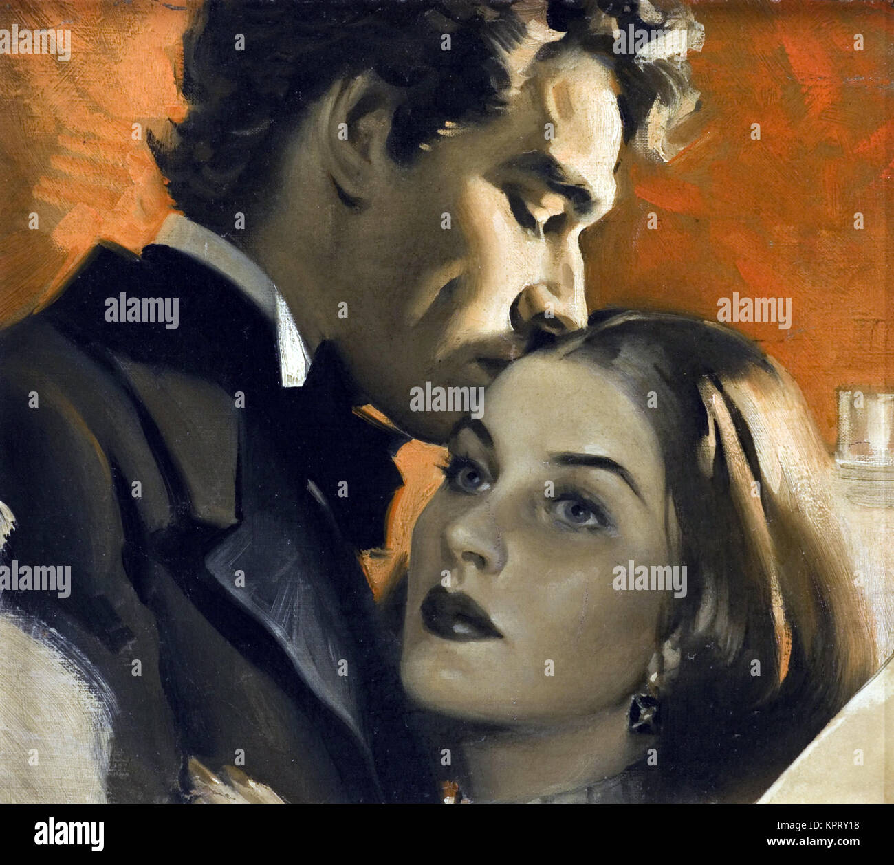 Portrait of Two Lovers Stock Photo - Alamy