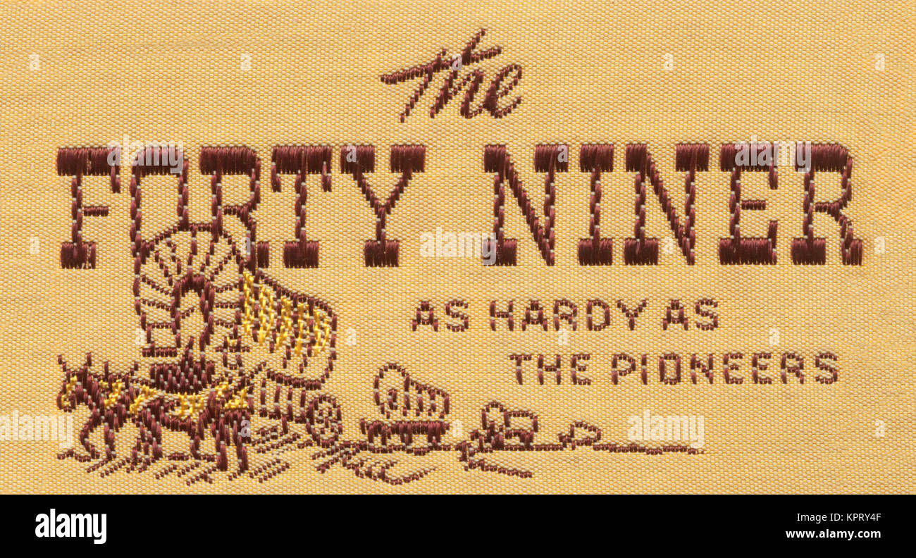 The Forty Niner Stock Photo - Alamy