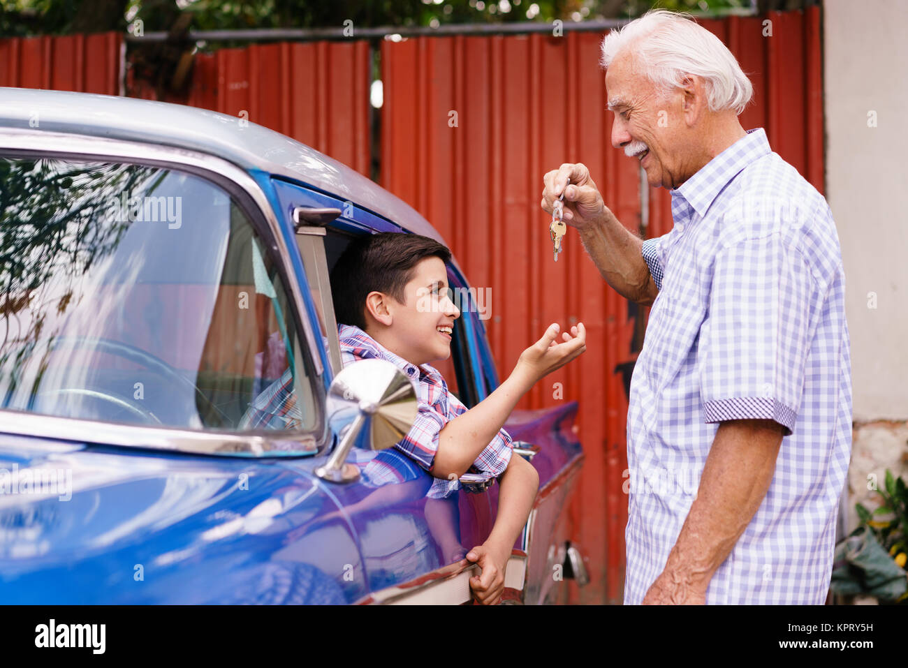 Old man car keys hi-res stock photography and images - Alamy